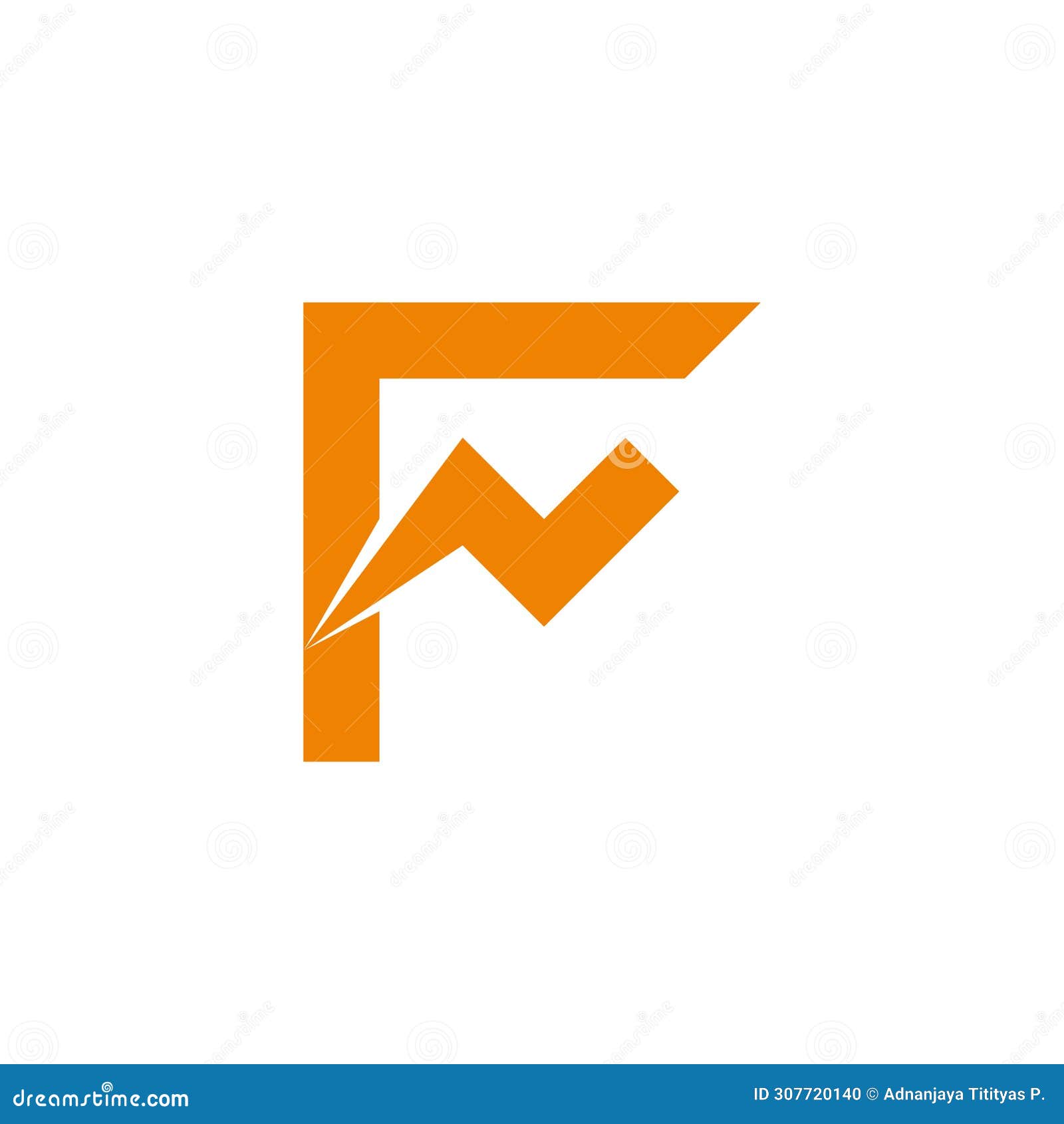 Letter Fn Thunder Flash Symbol Logo Vector | CartoonDealer.com #307720140