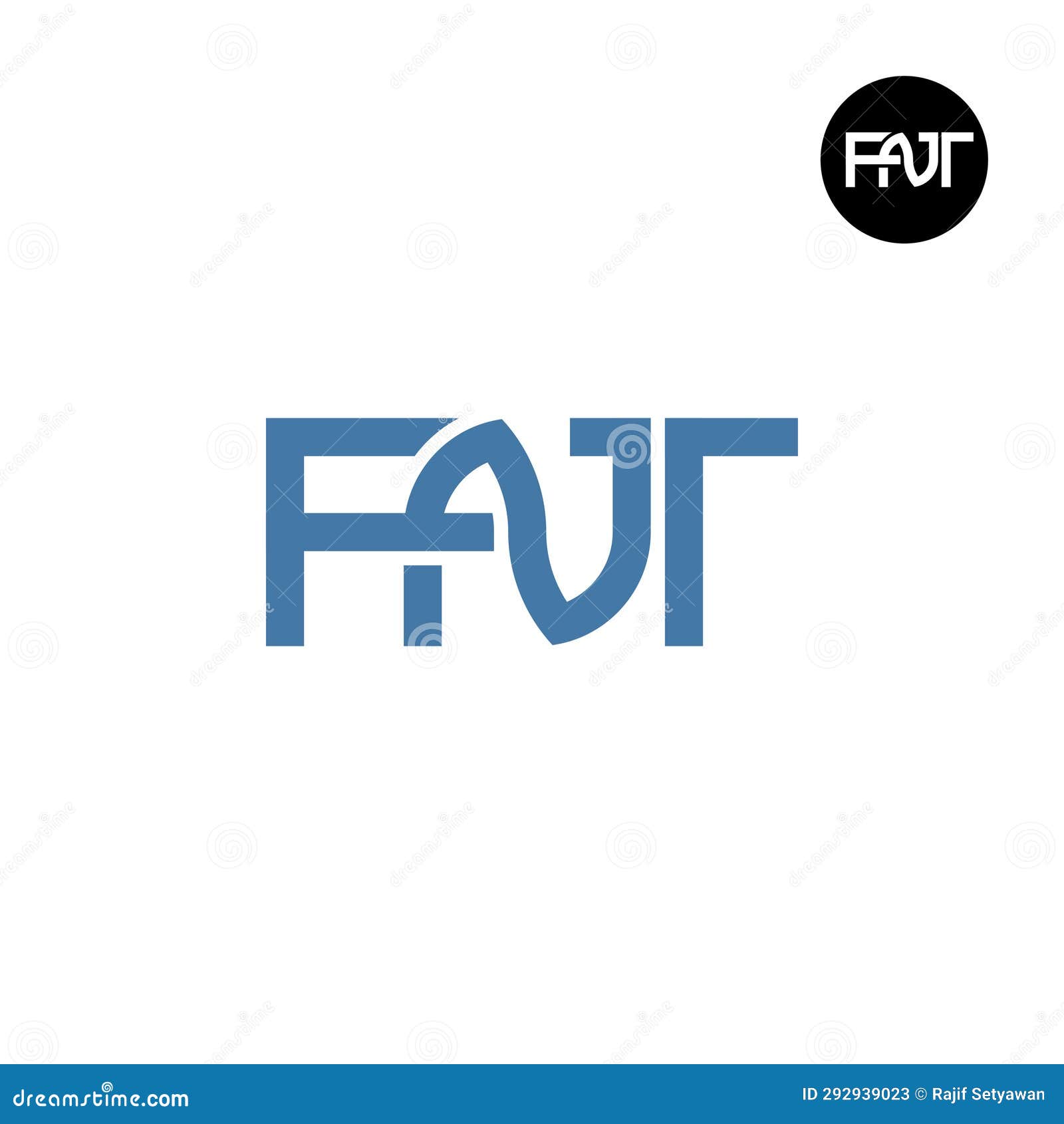 Letter FNT Monogram Logo Design Stock Vector - Illustration of ...