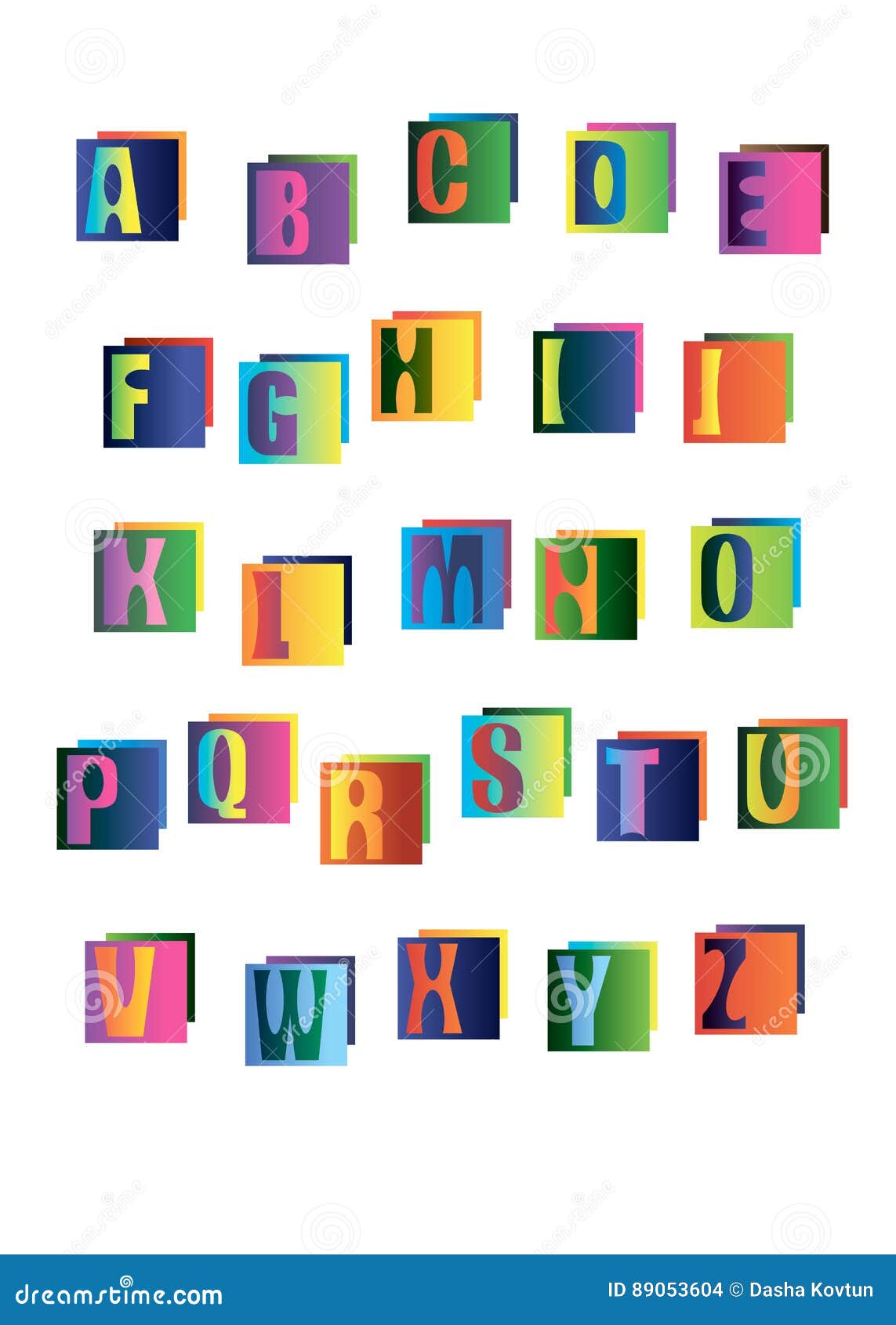 Letter Font Alphabet Vector Text Abc Stock Vector - Illustration of ...