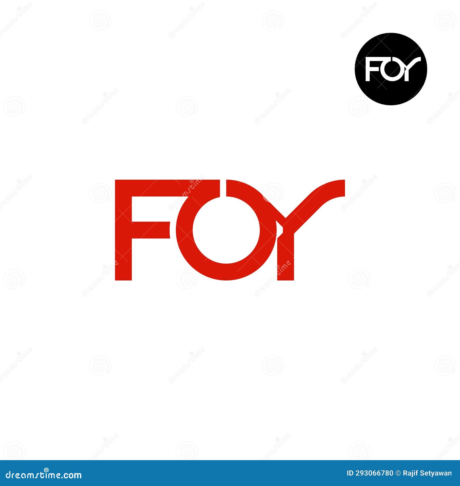 Letter FOY Monogram Logo Design Vector Illustration | CartoonDealer.com ...