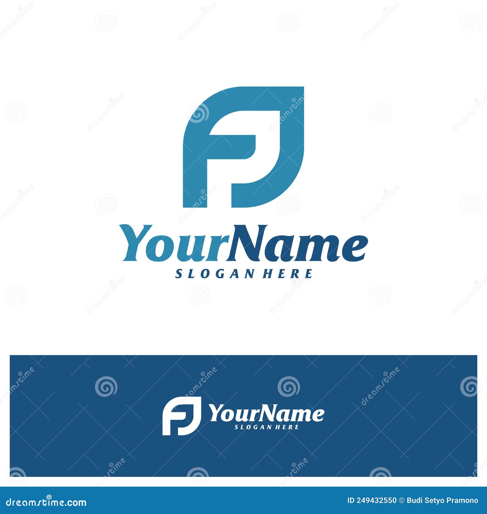 Letter FP Logo Design Vector Template, Initial FP Logo Concepts ...
