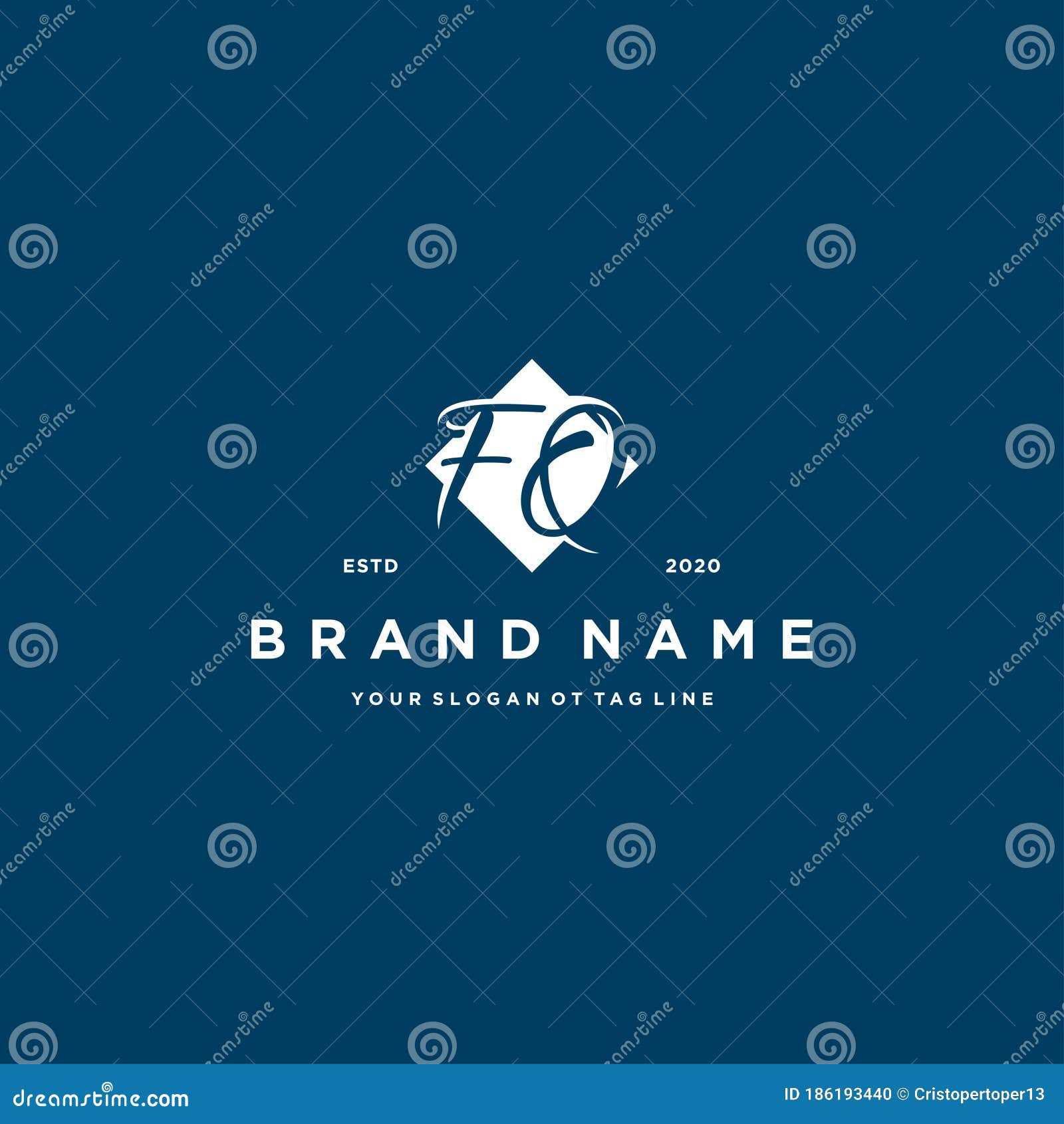 Letter FQ Logo Design Vector Stock Vector - Illustration of concept ...