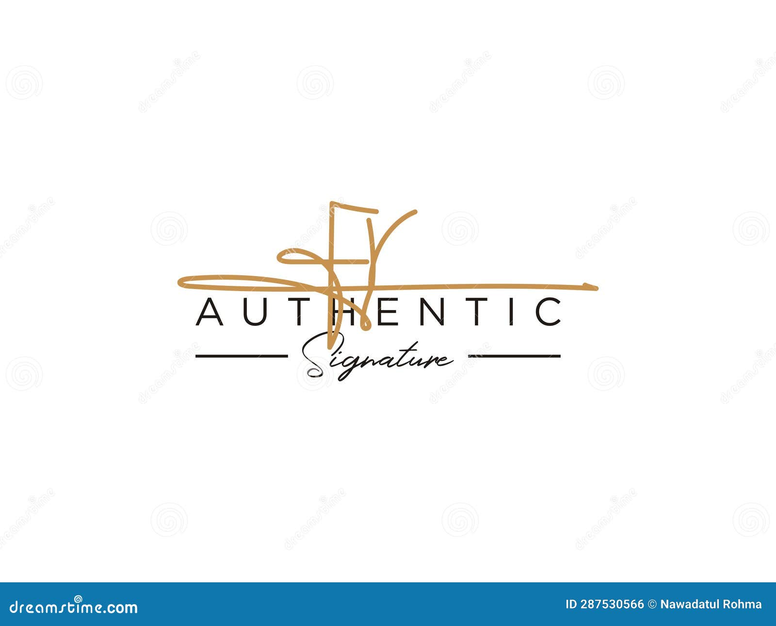 Letter FR Signature Logo Template Vector Stock Vector - Illustration of ...