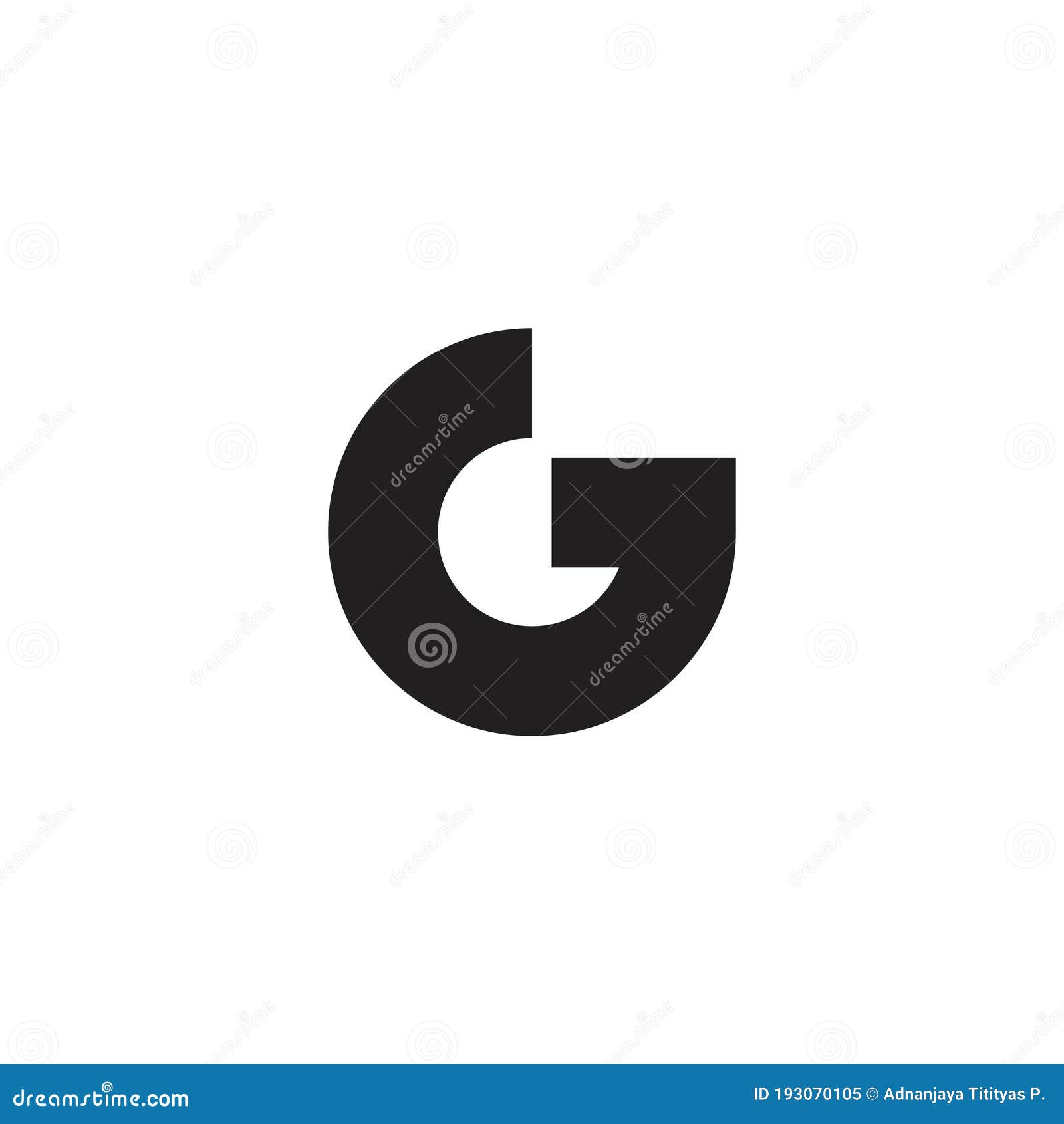 Letter G Arrow Up Geometric Logo Vector Stock Vector - Illustration of ...