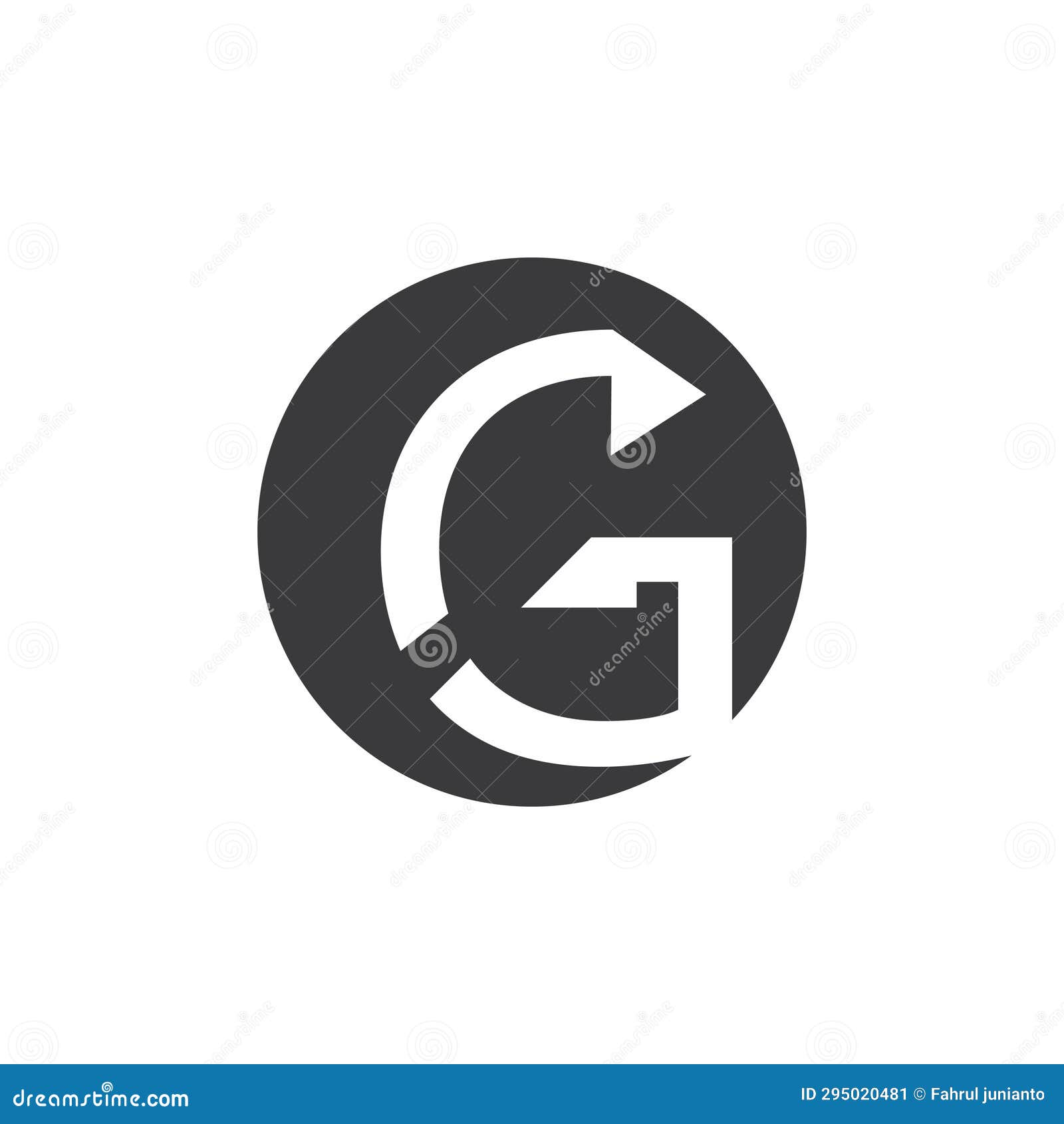 Letter G Art Icon and Symbol Template Stock Illustration - Illustration ...