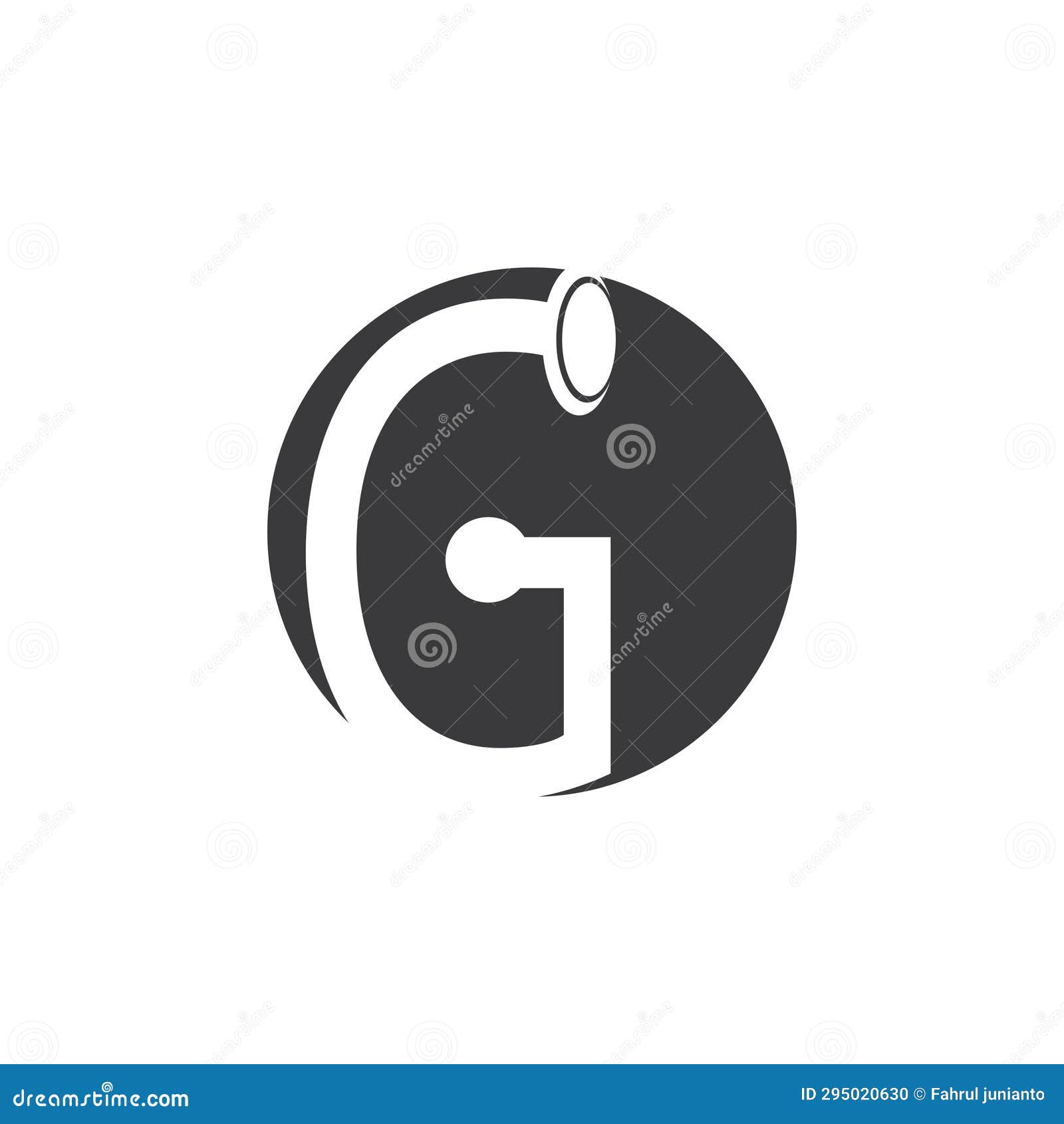 Letter G Art Icon and Symbol Template Stock Illustration - Illustration ...