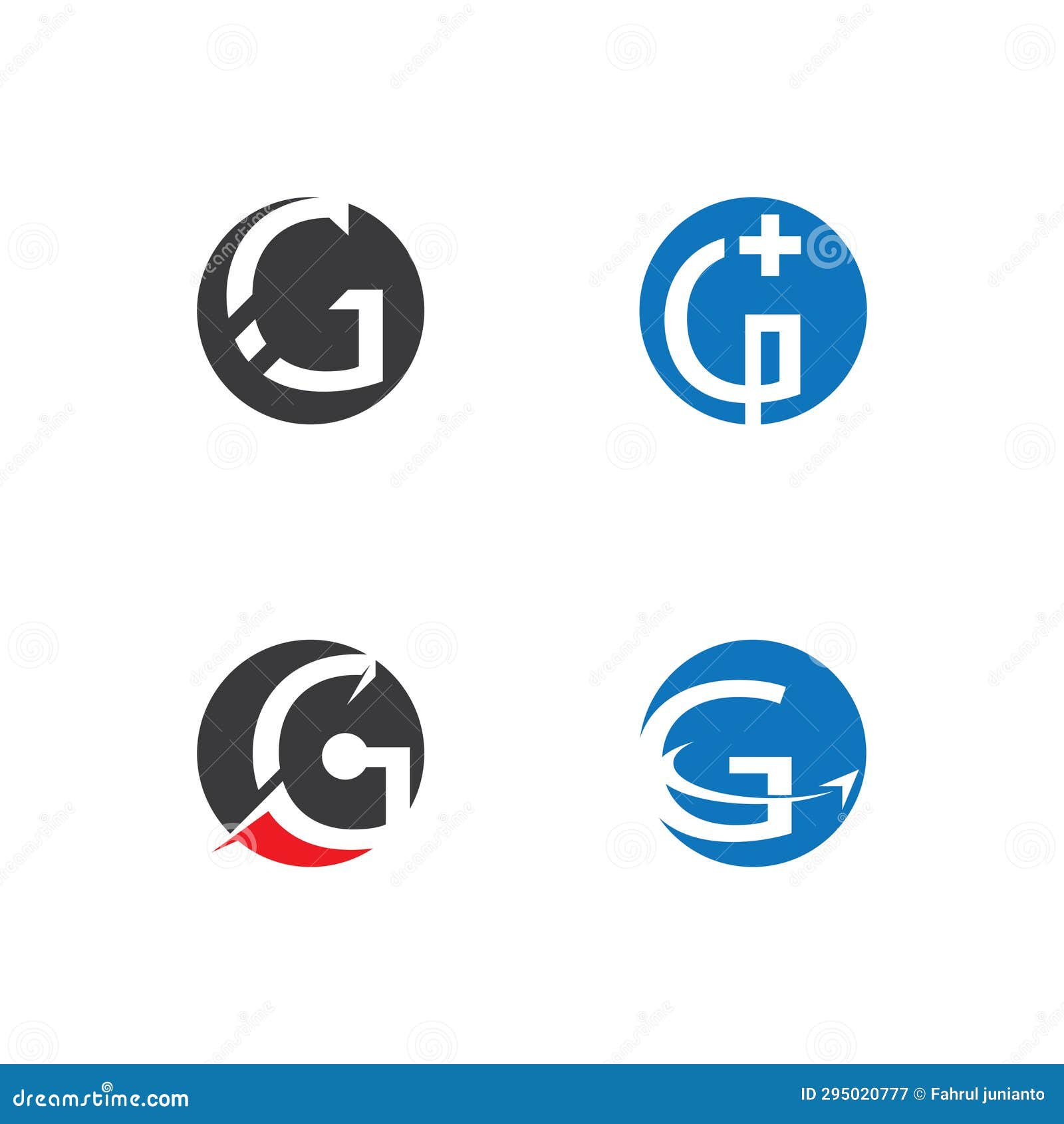 Letter G Art Icon and Symbol Template Stock Illustration - Illustration ...