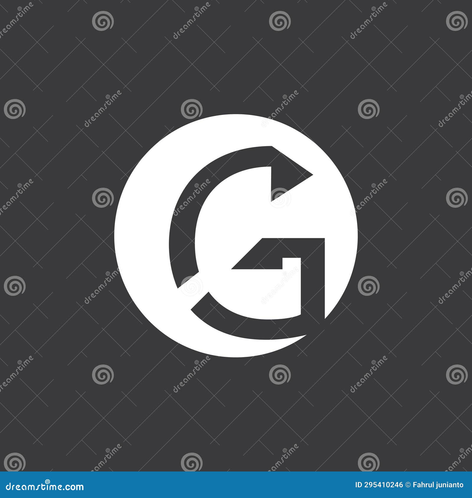 Letter G Art Icon and Symbol Template Stock Illustration - Illustration ...