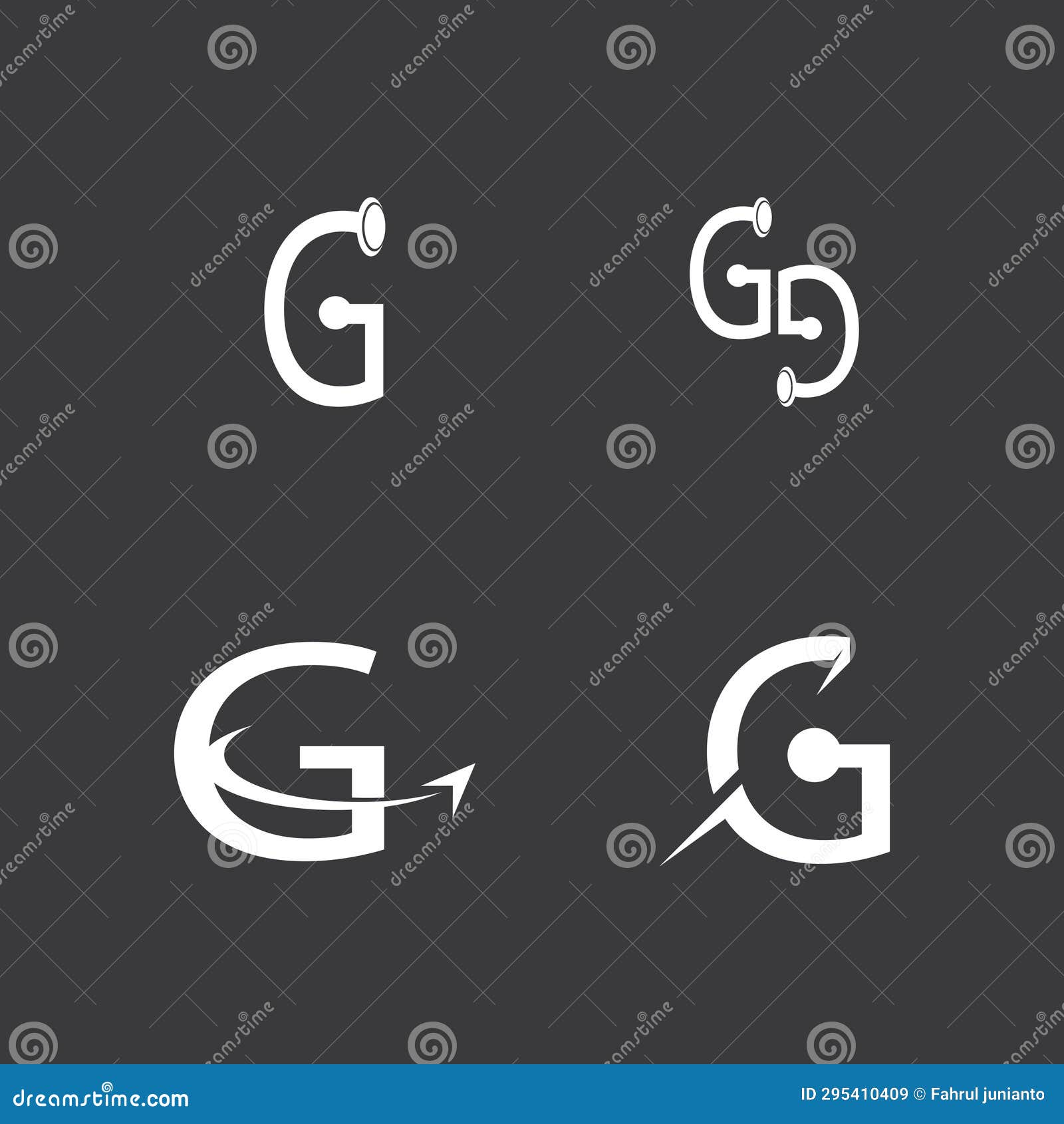 Letter G Art Icon and Symbol Template Stock Vector - Illustration of ...