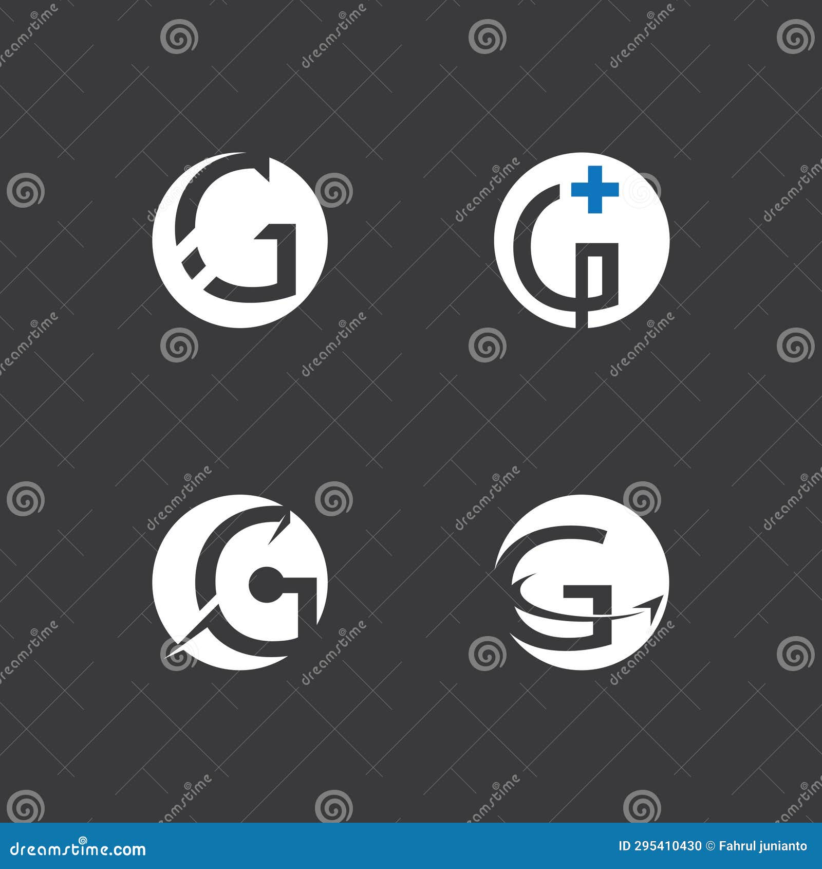 Letter G Art Icon and Symbol Template Stock Illustration - Illustration ...