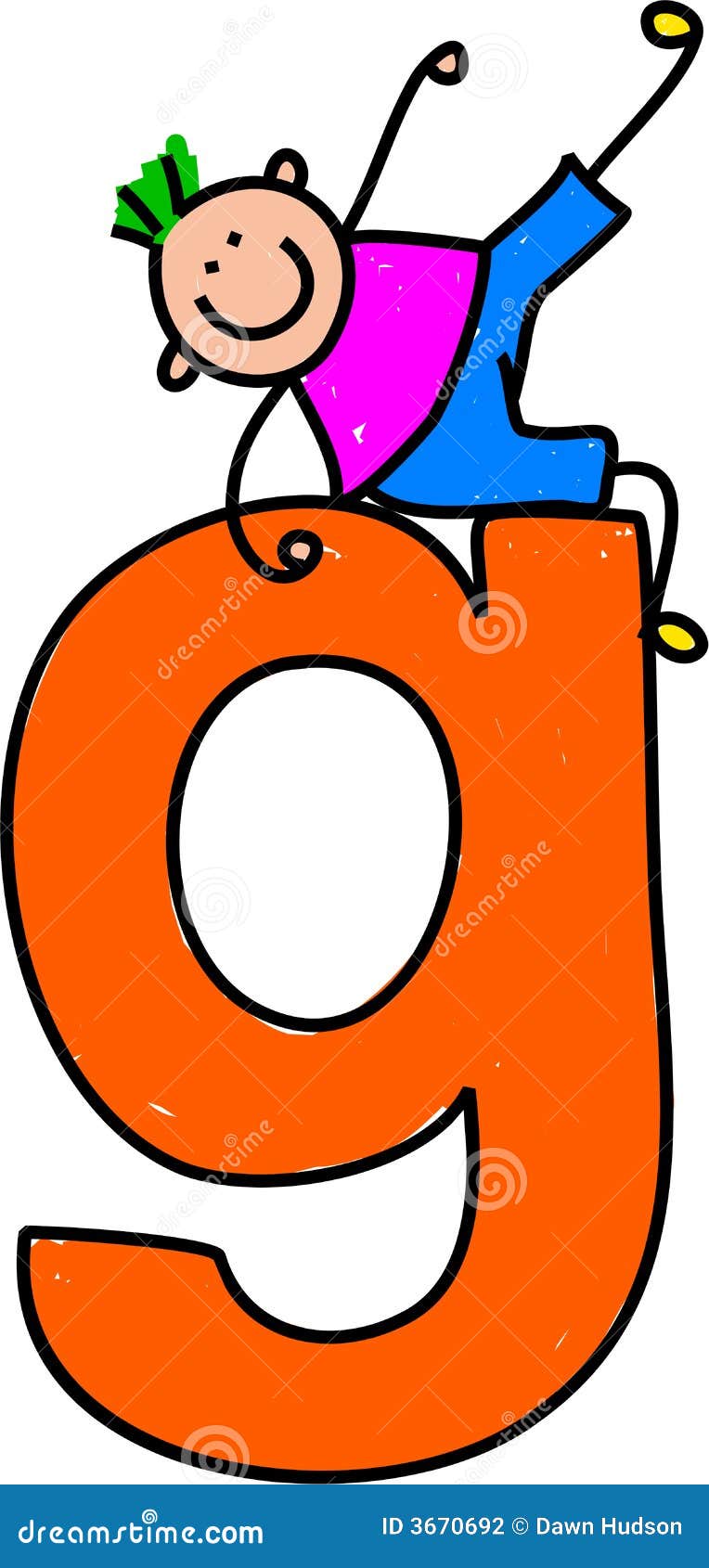 Letter G boy stock illustration. Illustration of playschool - 3670692
