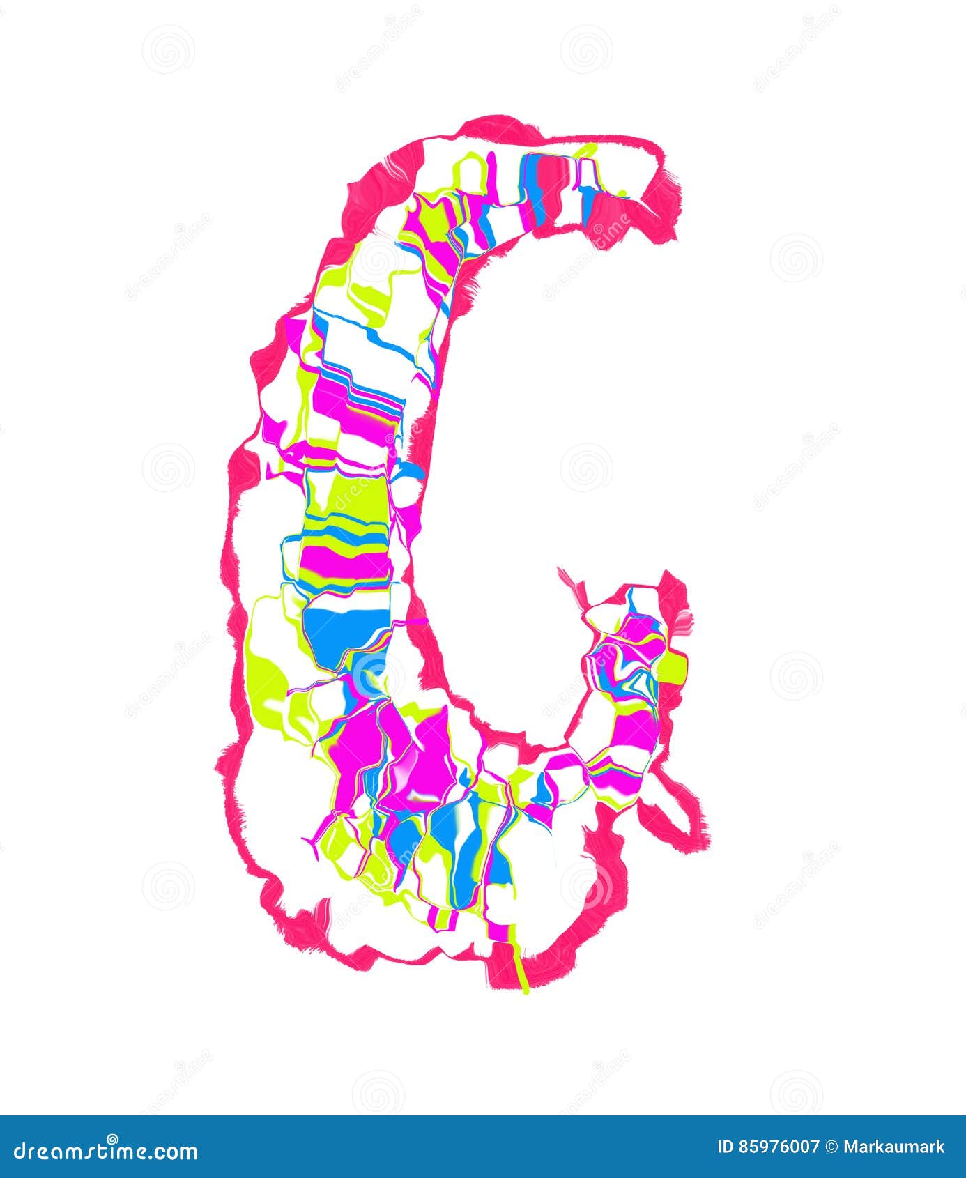 Letter G. stock illustration. Illustration of decorative - 85976007