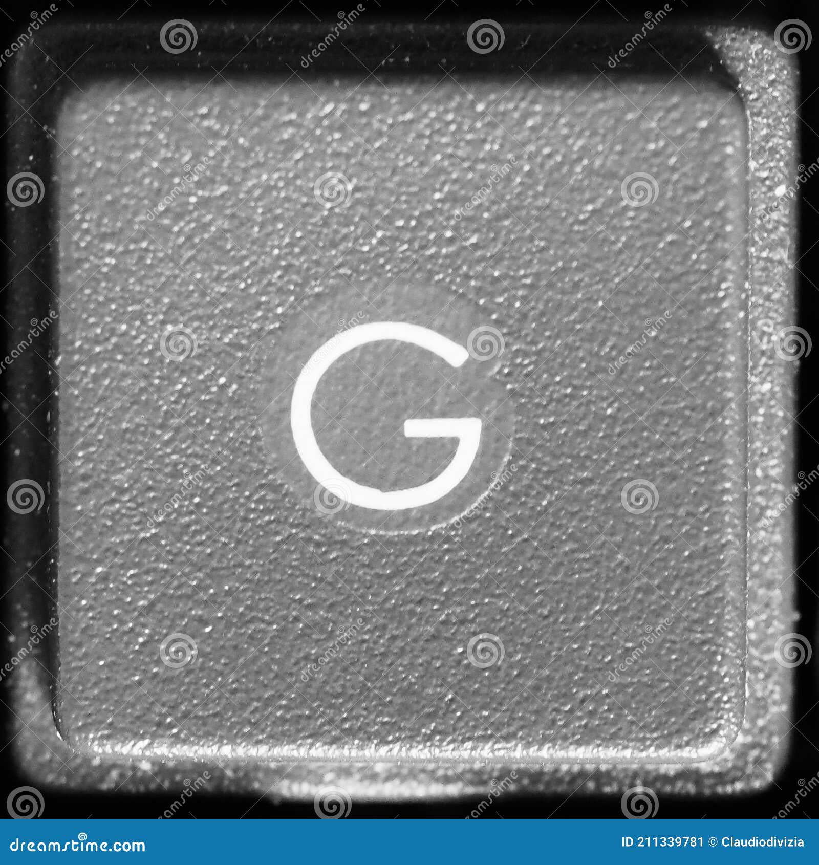 Letter G on Computer Keyboard Stock Image - Image of sign, upcase ...