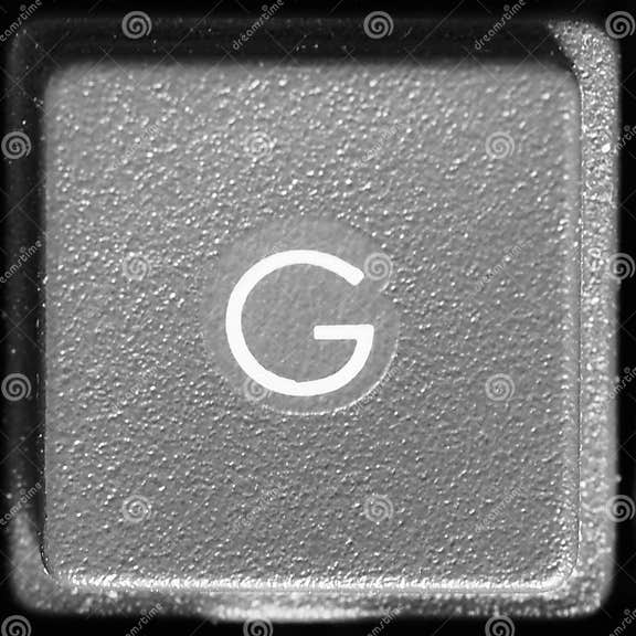 Letter G on Computer Keyboard Stock Image - Image of sign, upcase ...