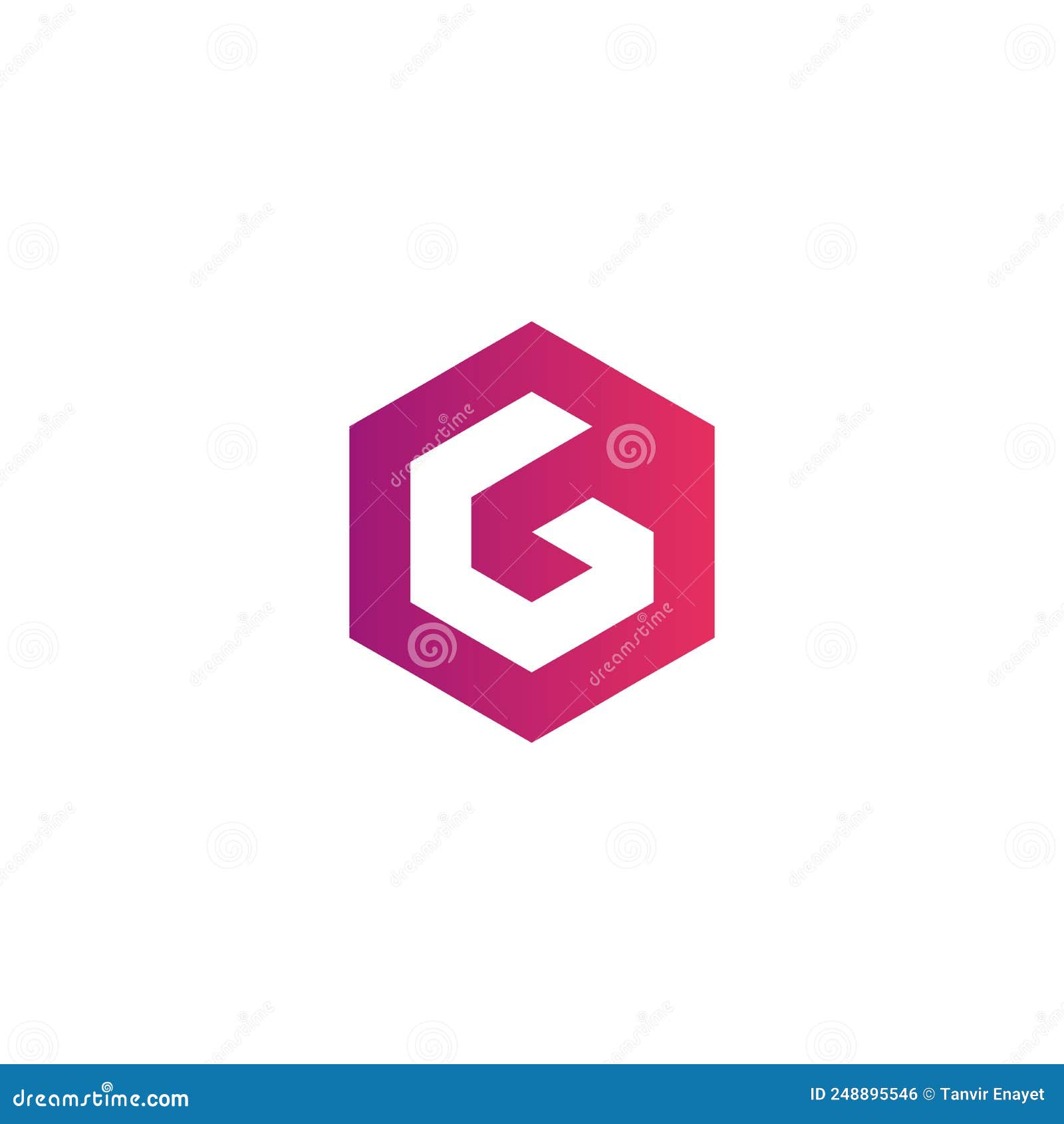Letter G Concept Logo Icon Design Template Elements Stock Vector ...