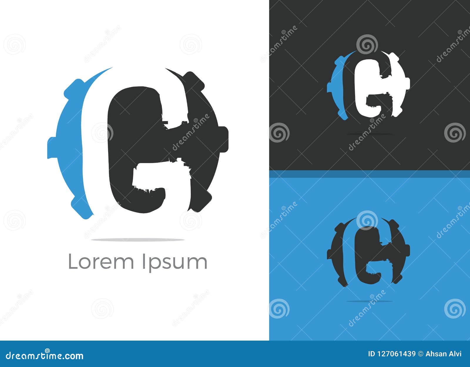 Mechanic Tool G Letter Logo Design, Letter G in Gear Vector Icon. Stock ...