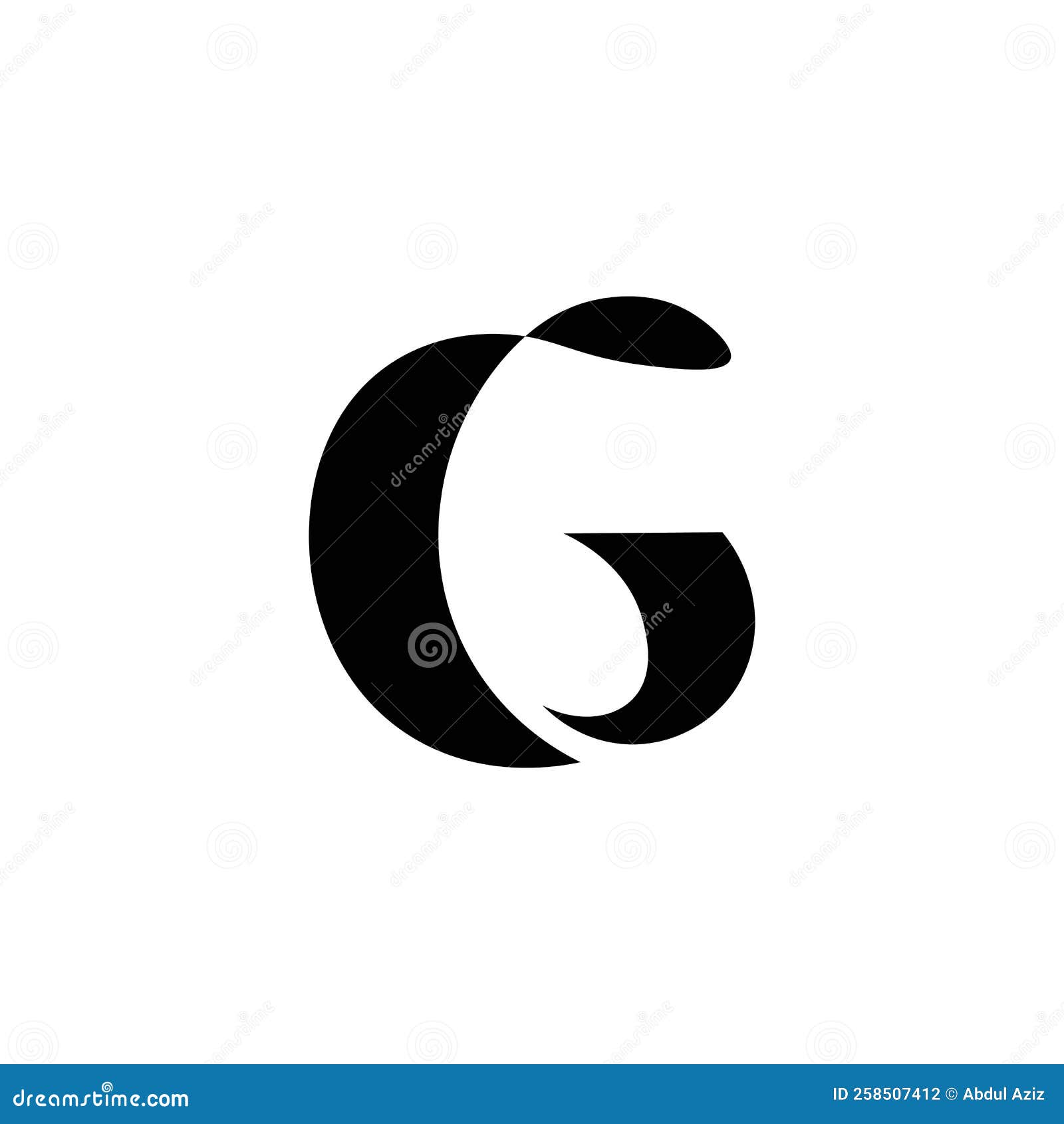 Letter g icon logo vector stock vector. Illustration of brand - 258507412