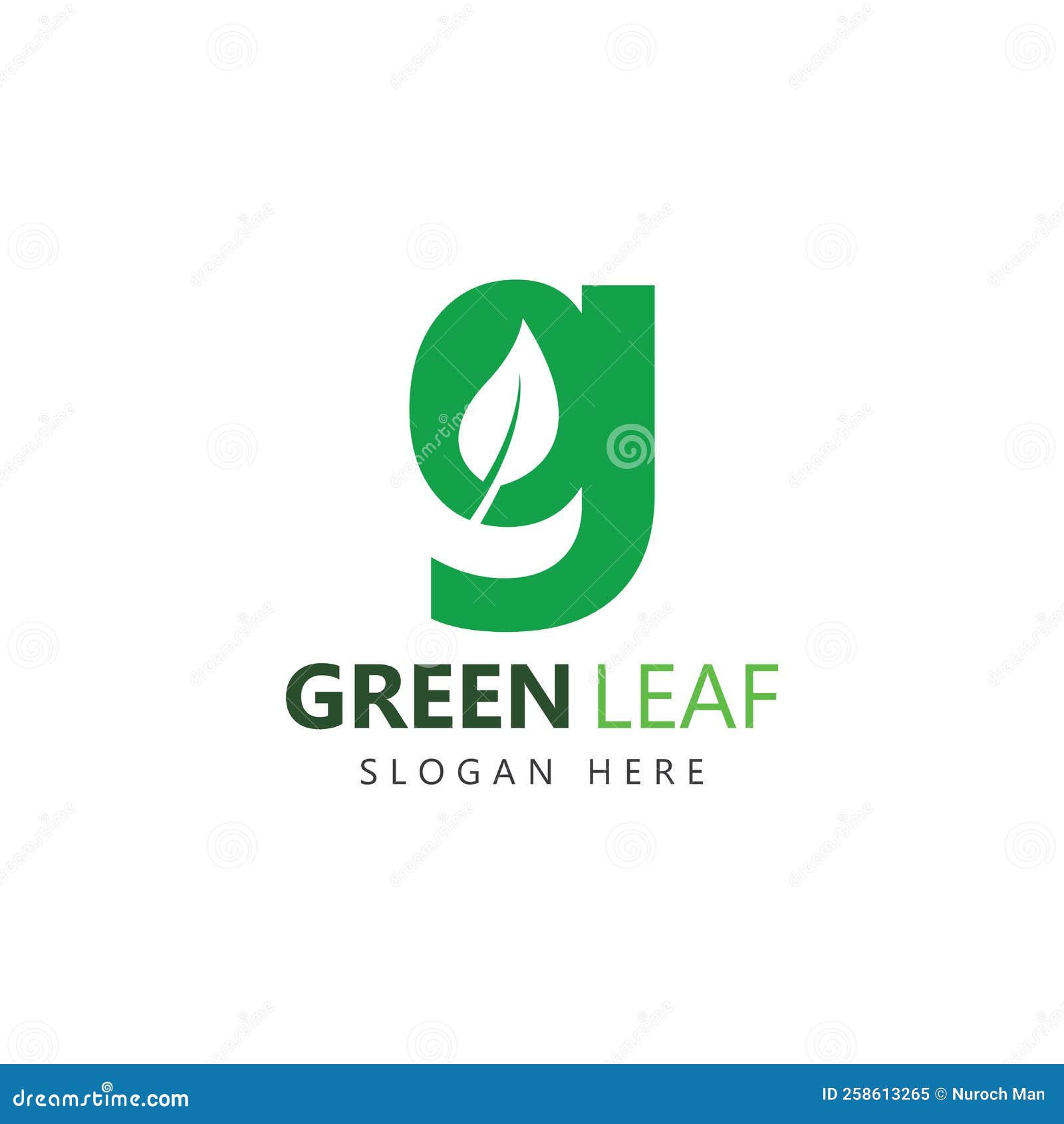 Letter G Leaf Icon Logo Design Concept. Stock Vector - Illustration of ...