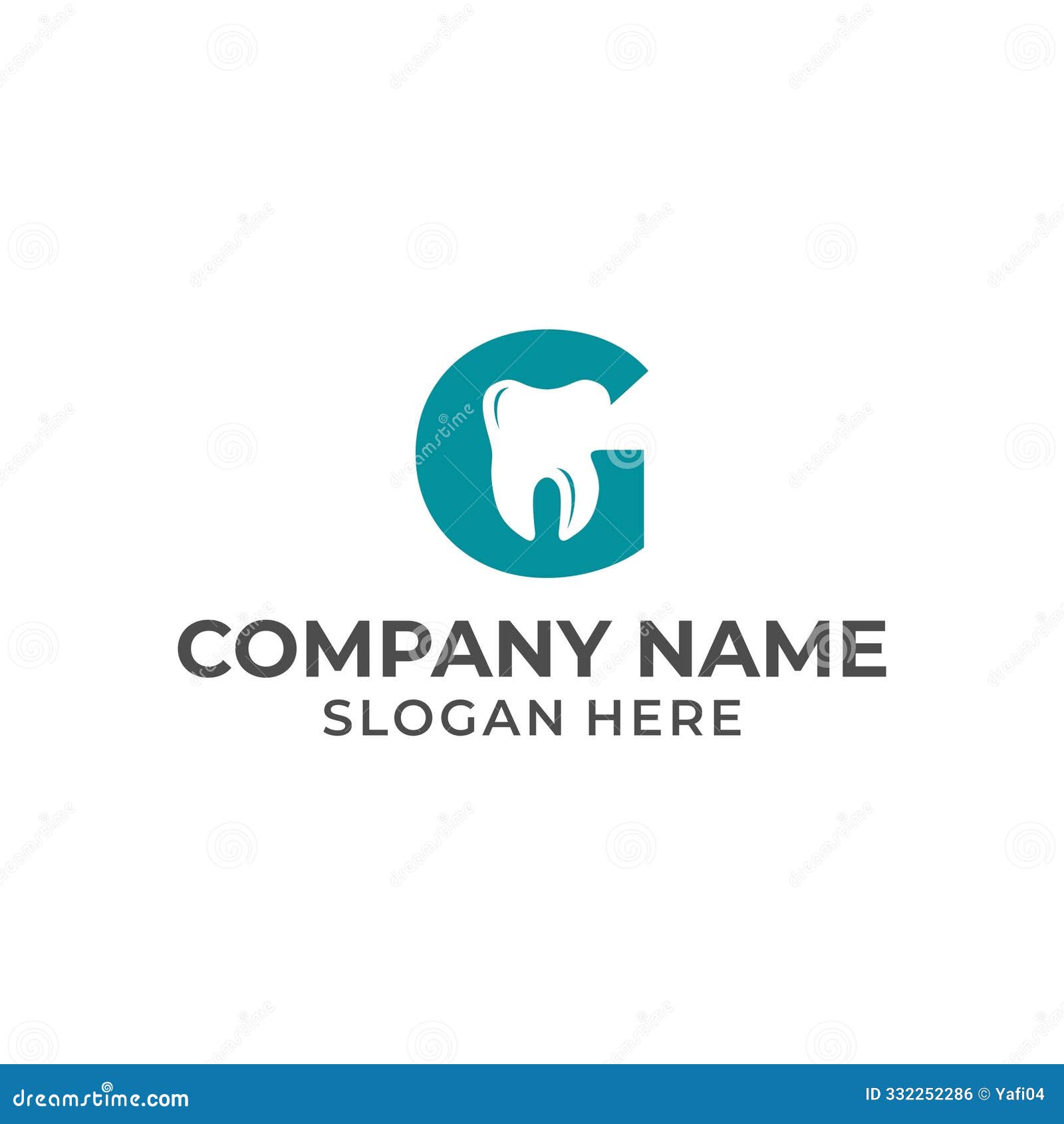 Letter G Logo Dental. G Dental Logo Template Stock Illustration ...