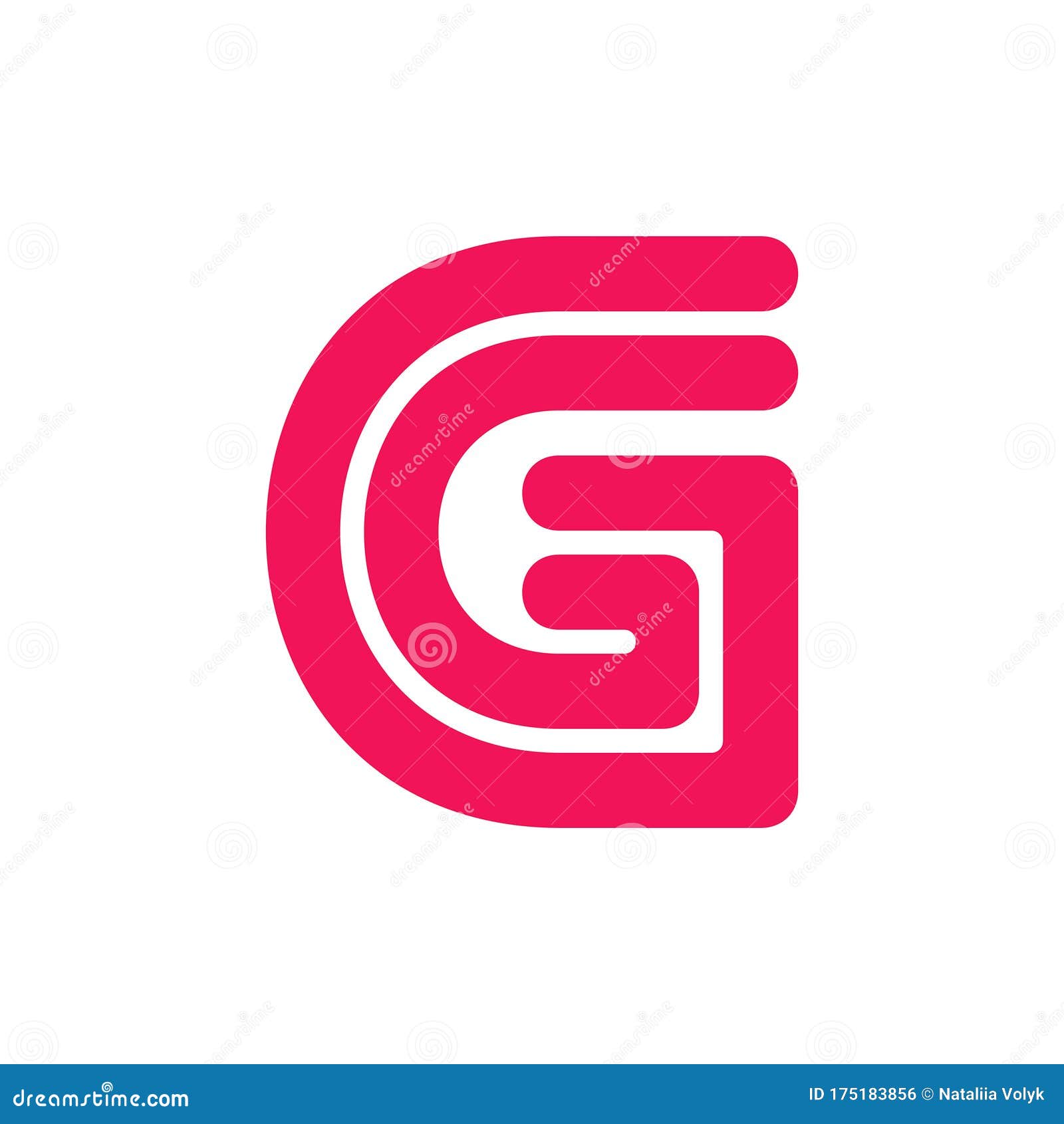 Letter G logo stock vector. Illustration of brand, identity - 175183856
