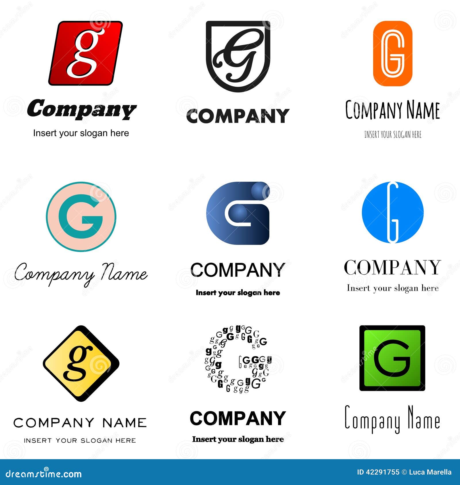 Letter G logo stock vector. Illustration of commerce - 42291755