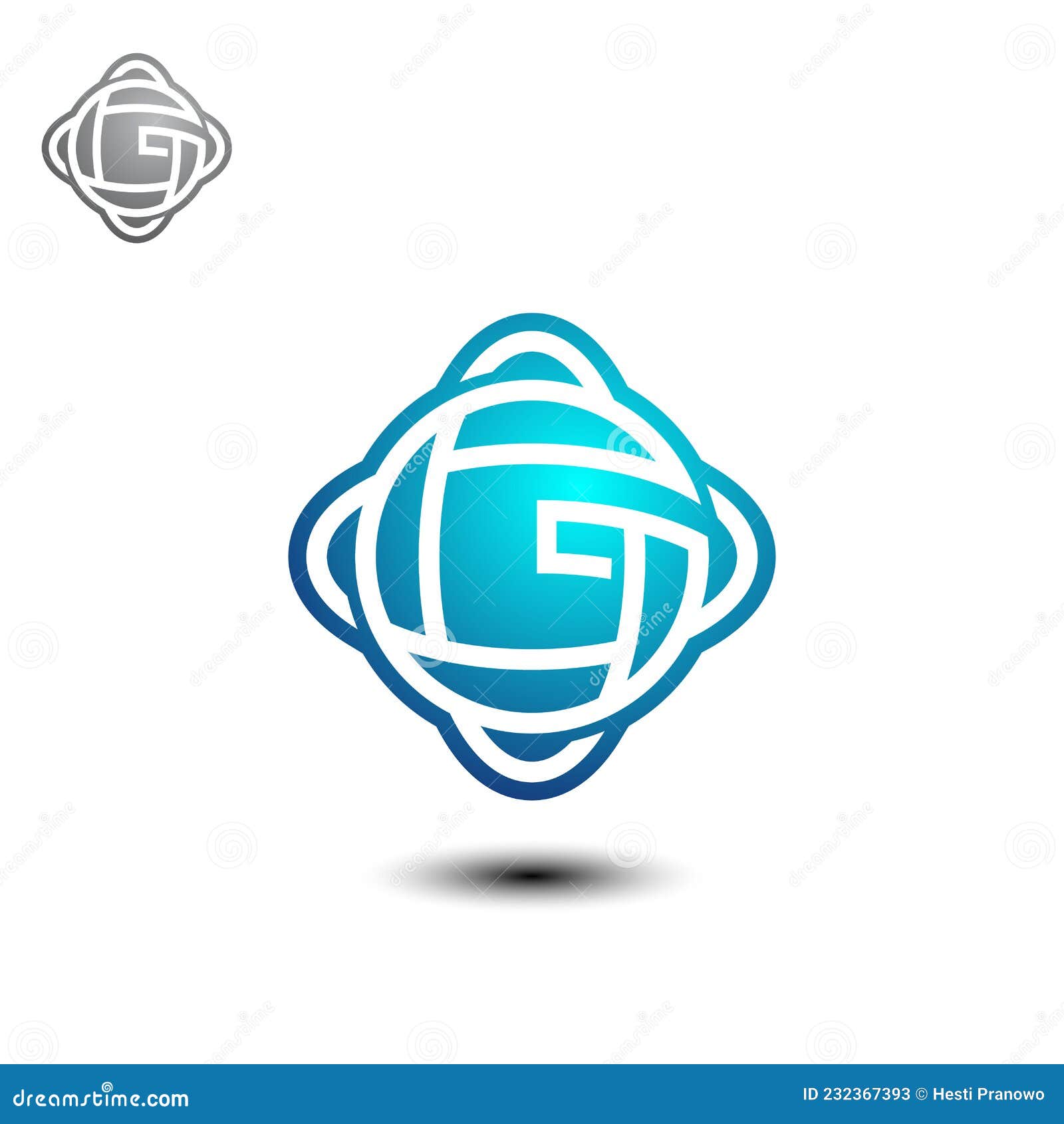 Letter G Modern Shape Logo Design Template Stock Vector - Illustration ...