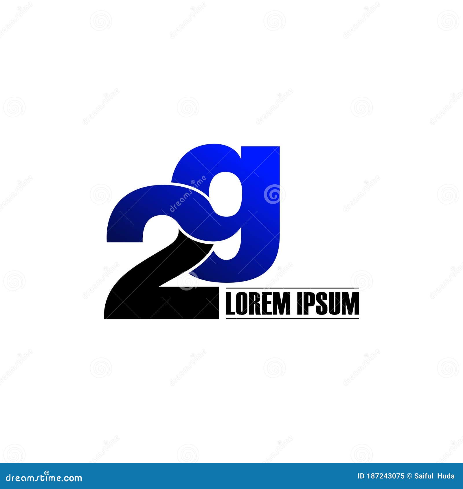 Letter 2G Monogram Logo Icon Design Vector. Stock Vector - Illustration ...