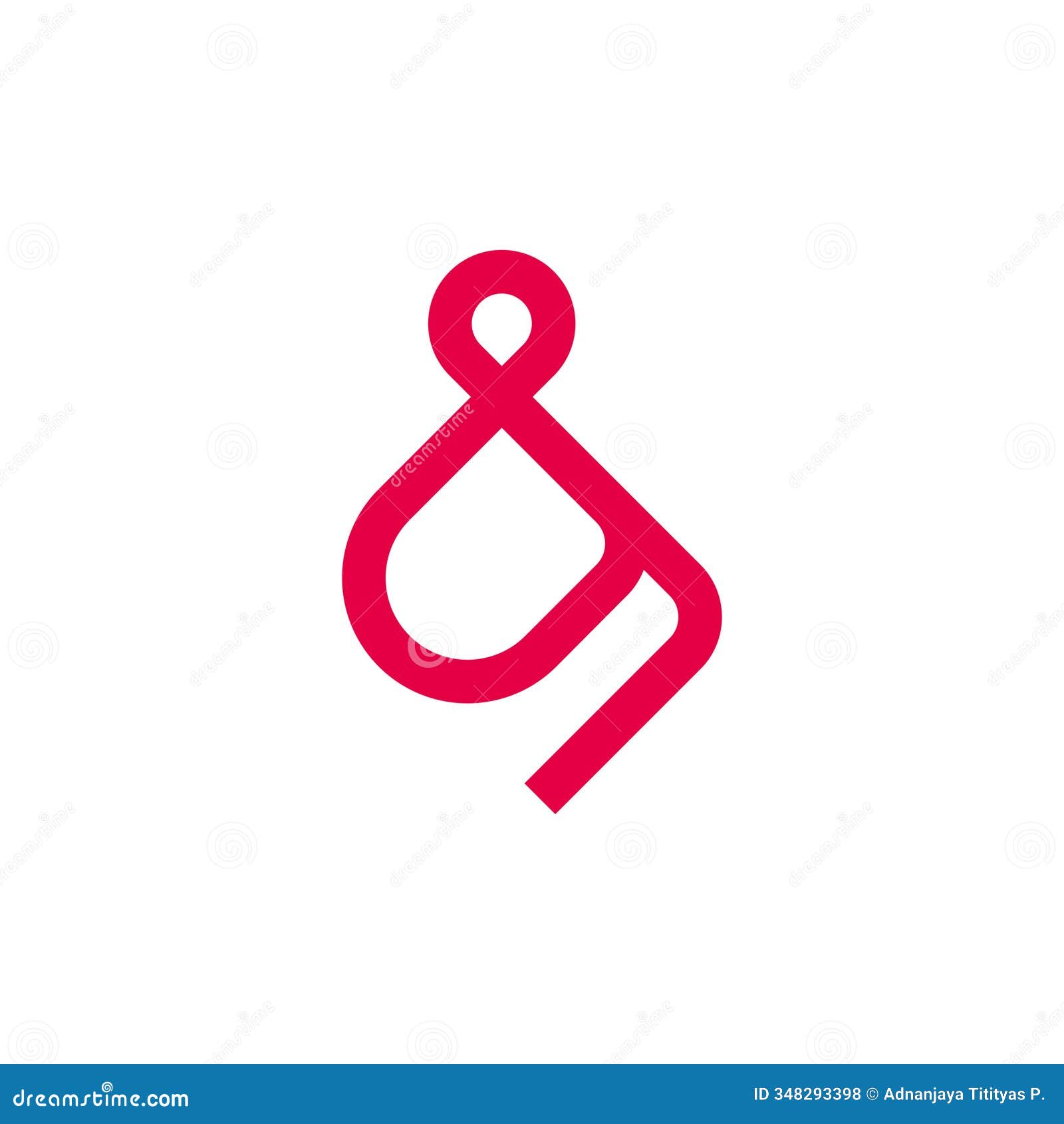 Letter G and Nine Number Simple Abstract Logo Vector Stock Vector ...