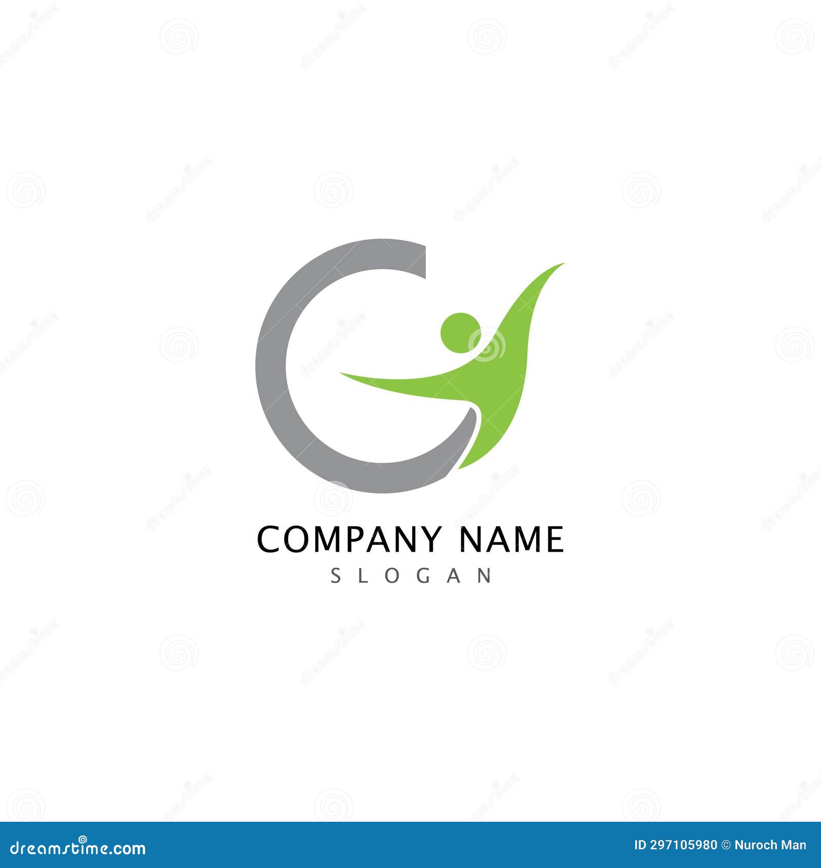 Letter G People Logo Template Icon Symbol Stock Illustration ...