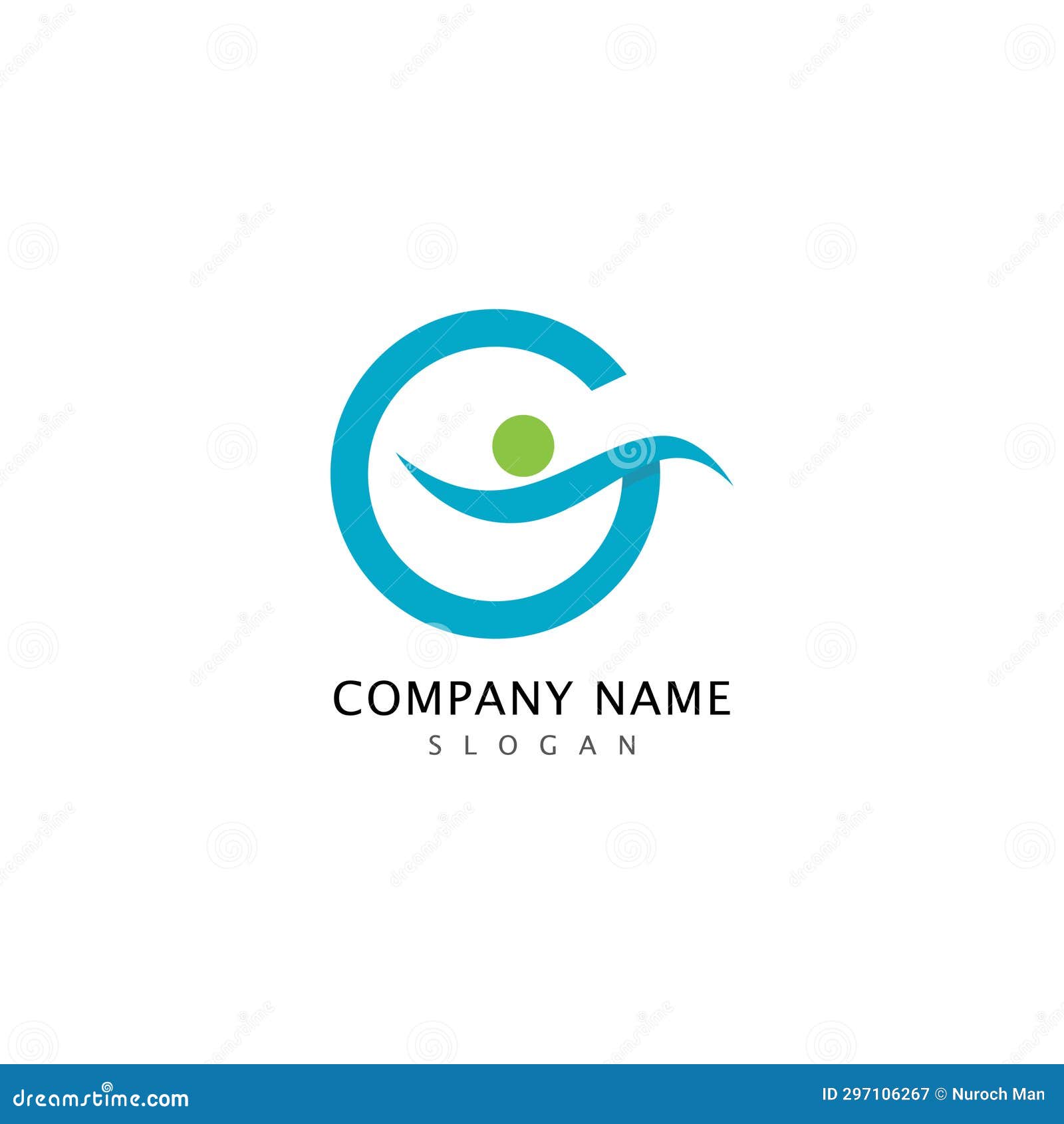 Letter G People Logo Template Icon Symbol Stock Illustration ...