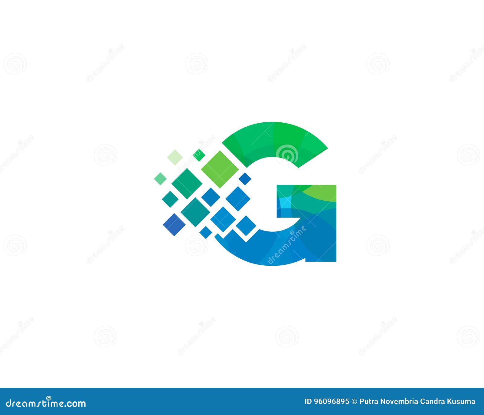 Letter G Pixel Icon Logo Design Element Stock Vector - Illustration of ...