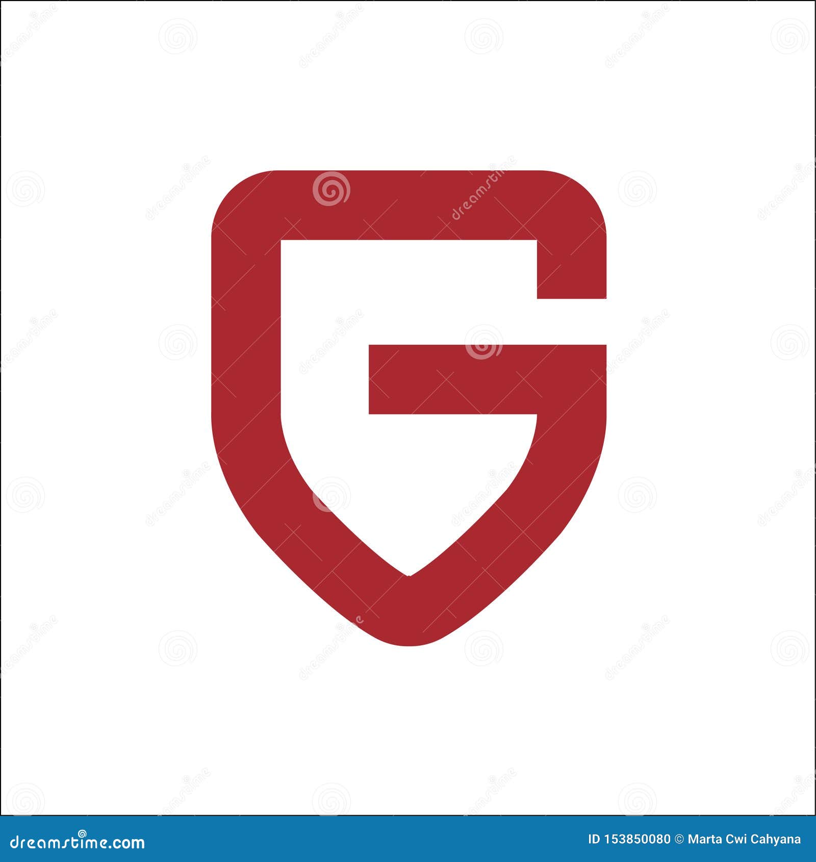 Letter G on Shield Logo Vector Stock Vector - Illustration of business ...