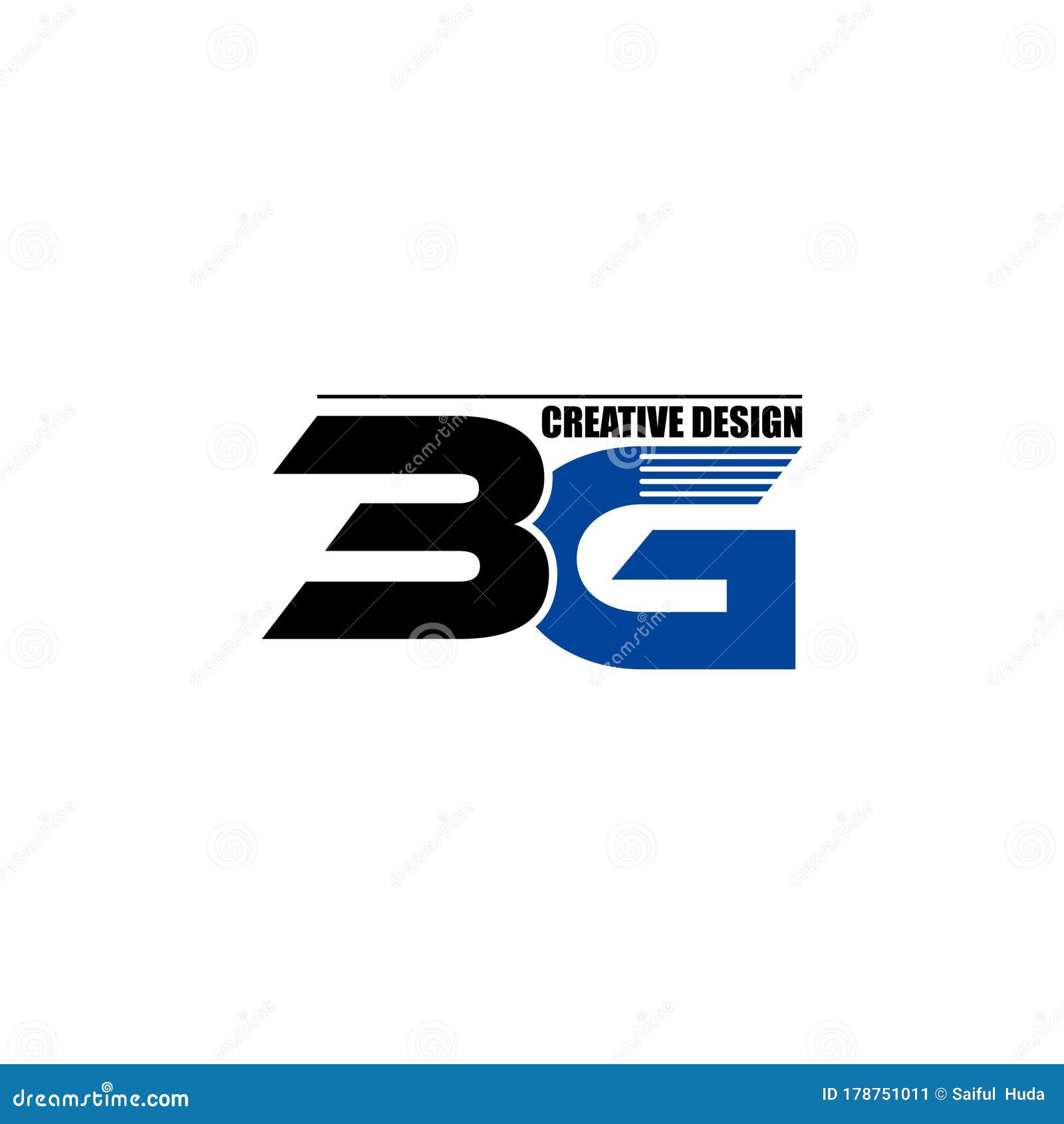 Letter 3G Simple Logo Icon Design Vector Stock Vector - Illustration of ...