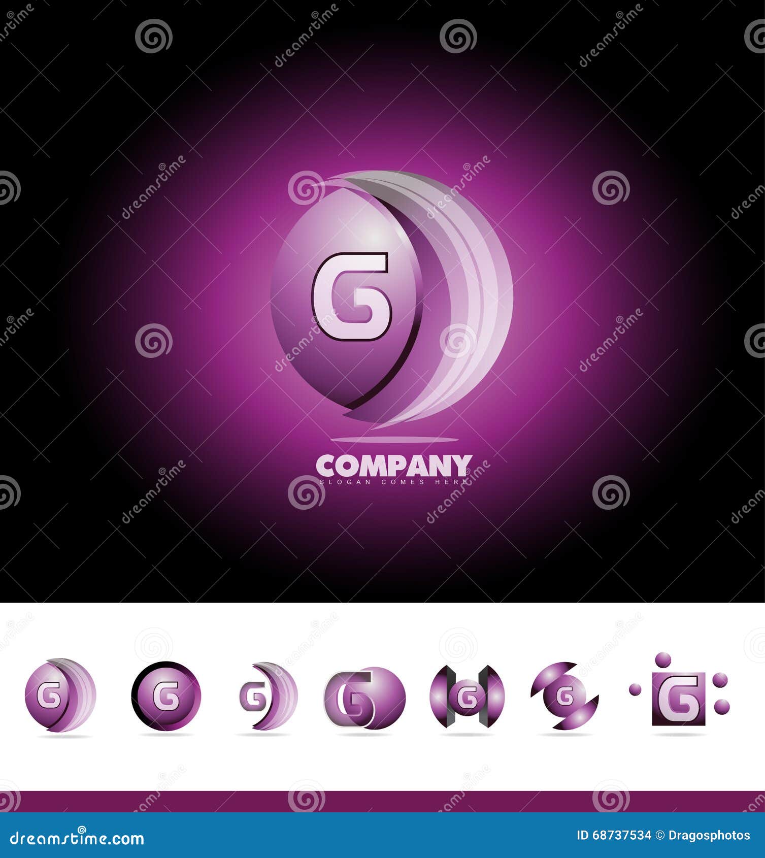 Letter G Sphere Logo Stock Illustrations – 157 Letter G Sphere Logo ...