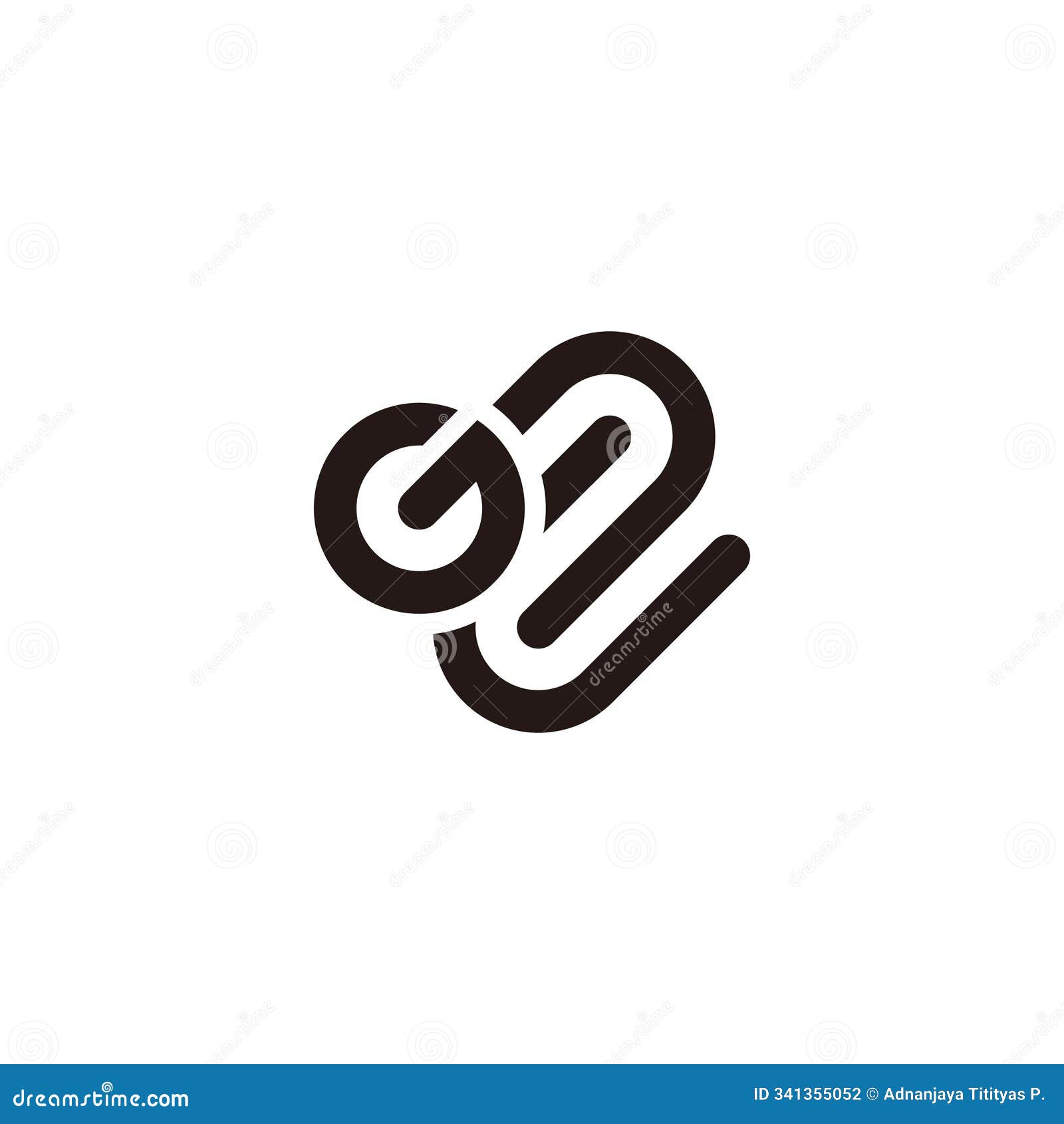 Letter G2 Stripes Abstract Logo Vector Stock Vector - Illustration of ...