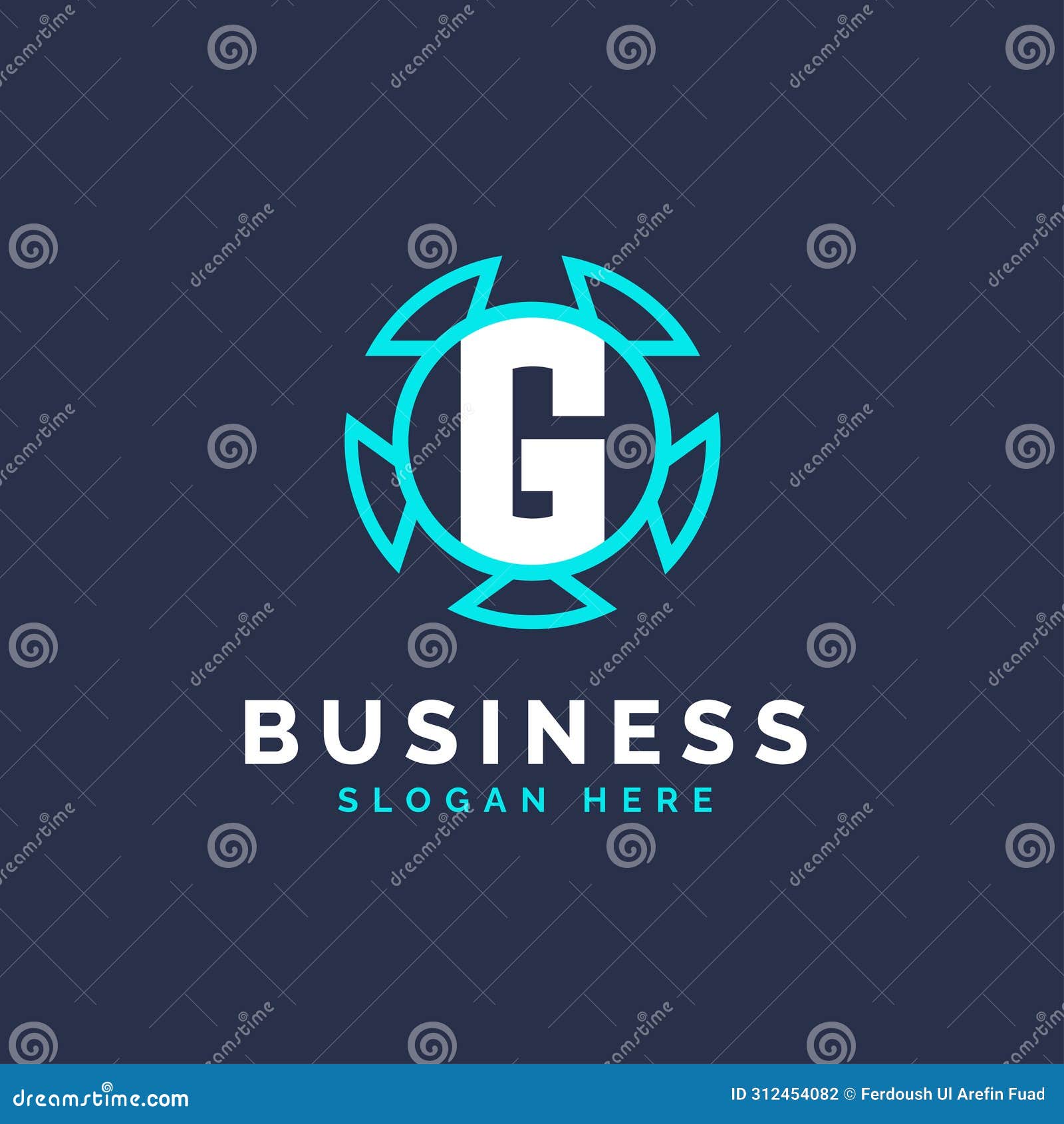 Letter G Technology Logo Design, Modern Alphabet G Logo Template Stock ...