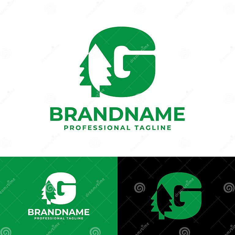 Letter G Tree Logo, for Any Environmental Brands with G Initial Stock ...