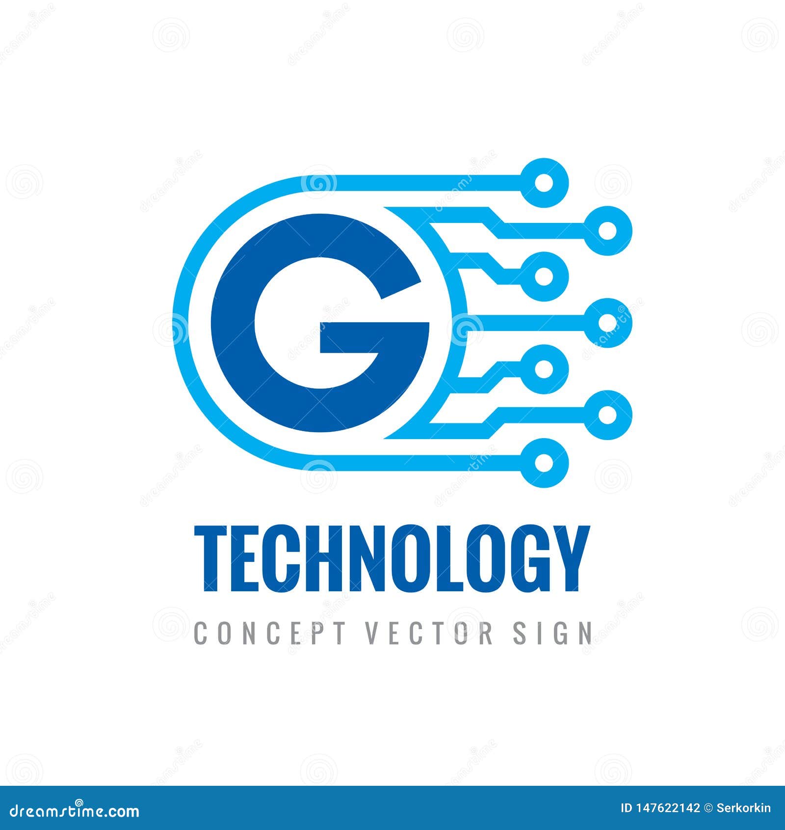 Letter G - Vector Business Logo Template Concept Illustration ...