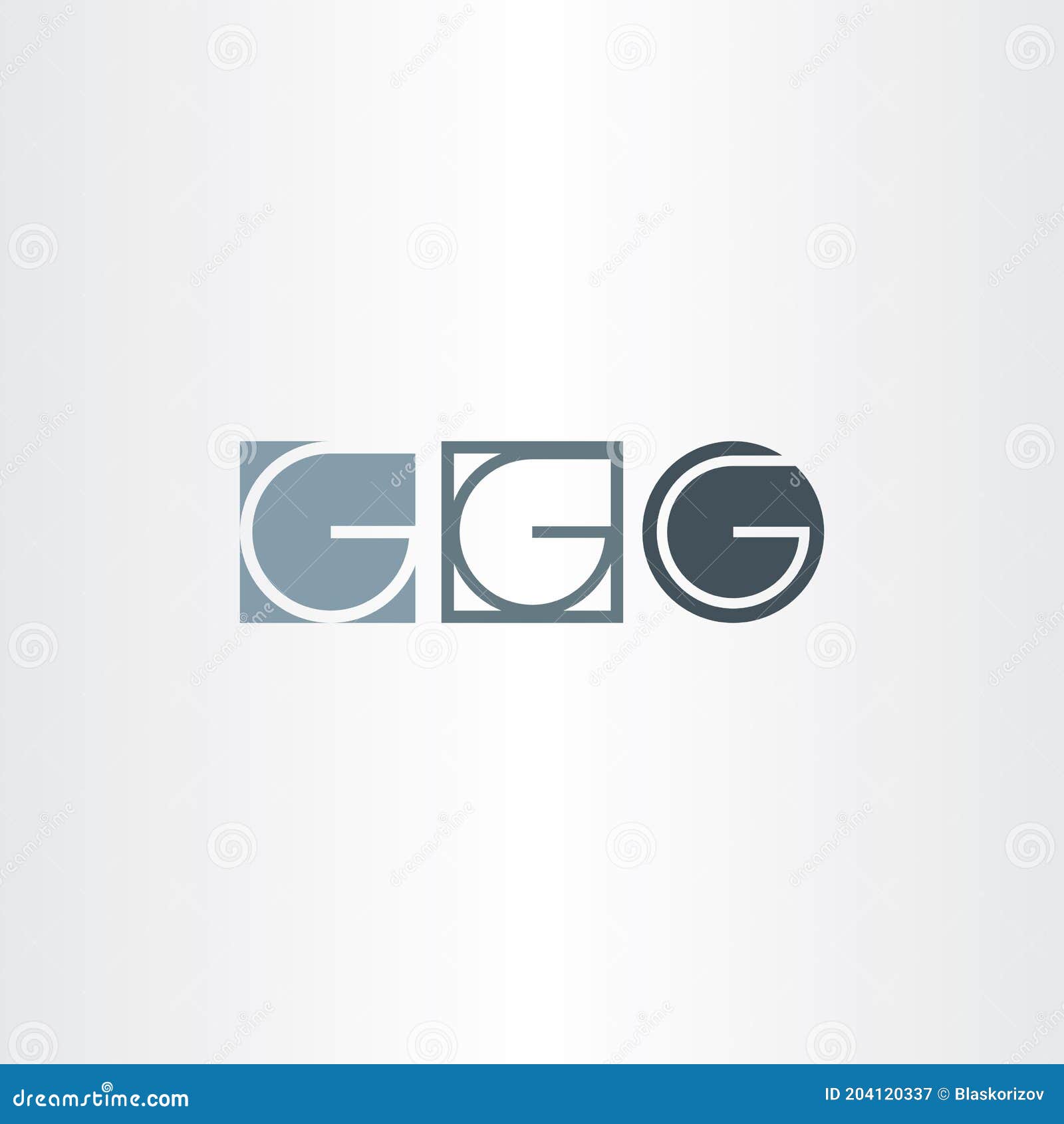 Letter G Vector Icons Set Elements Design Stock Vector - Illustration ...