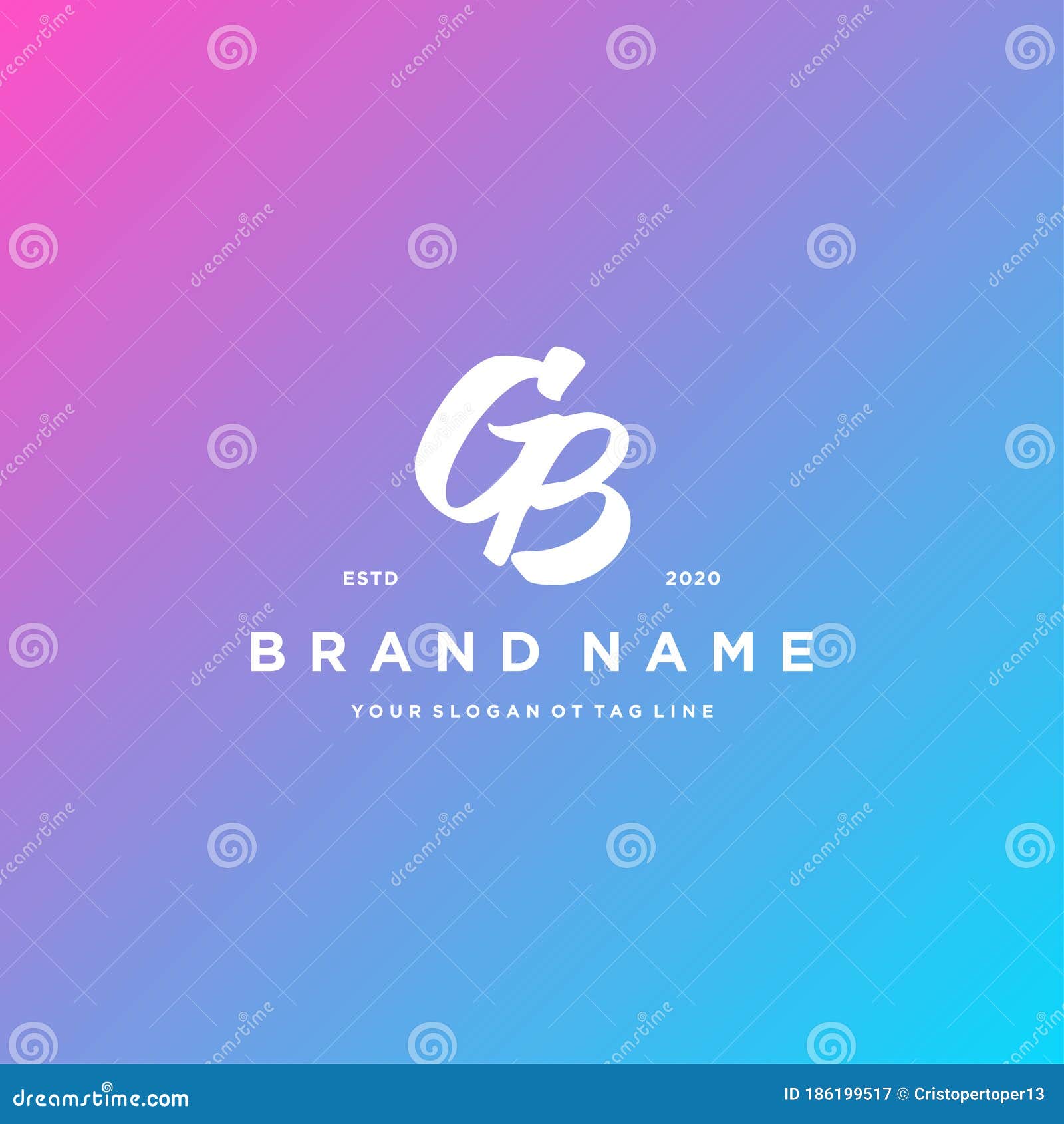 Letter GB Logo Design Vector Stock Vector - Illustration of innovation ...