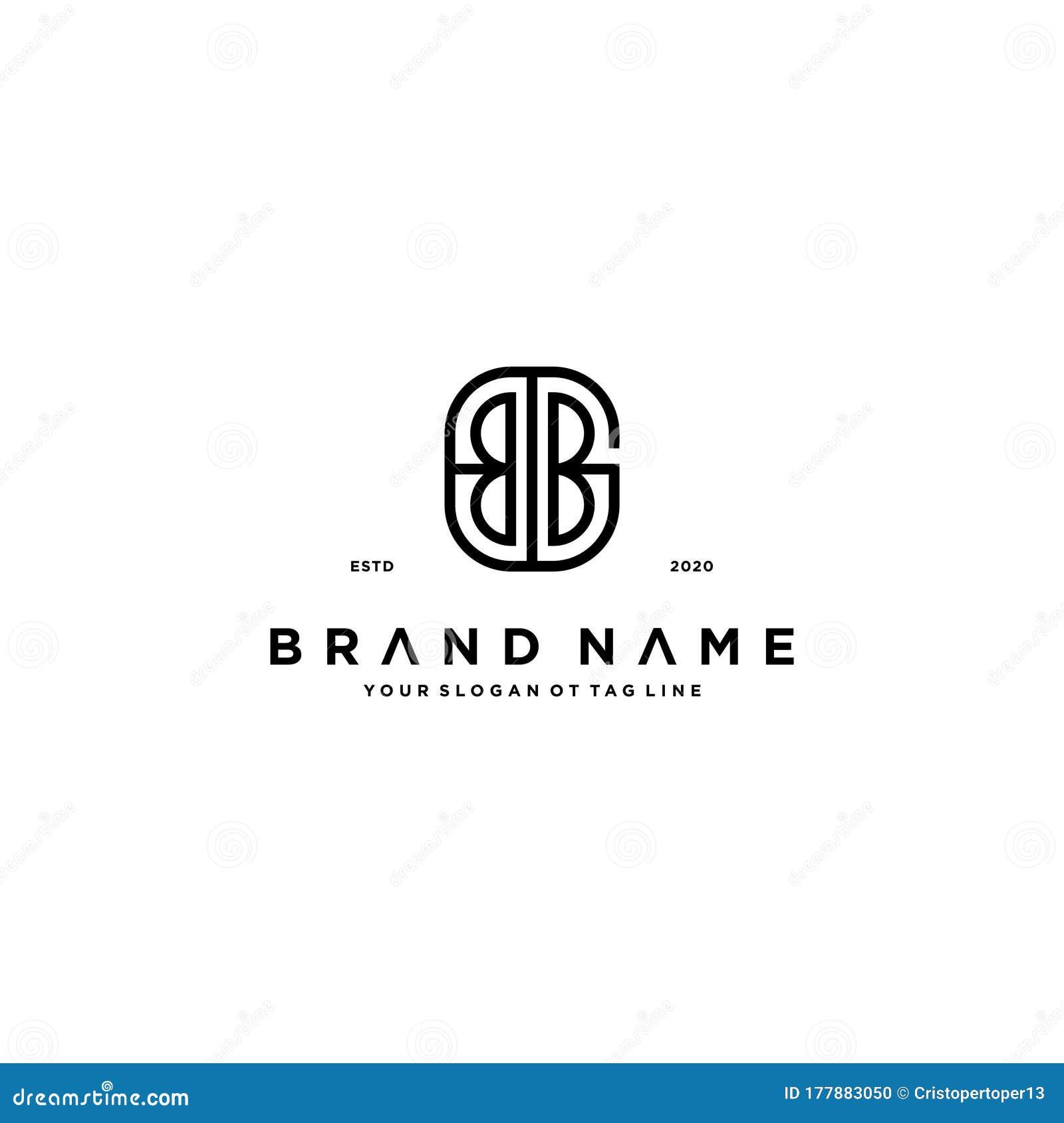 Letter GBB Logo Design Vector Stock Vector - Illustration of corporate ...