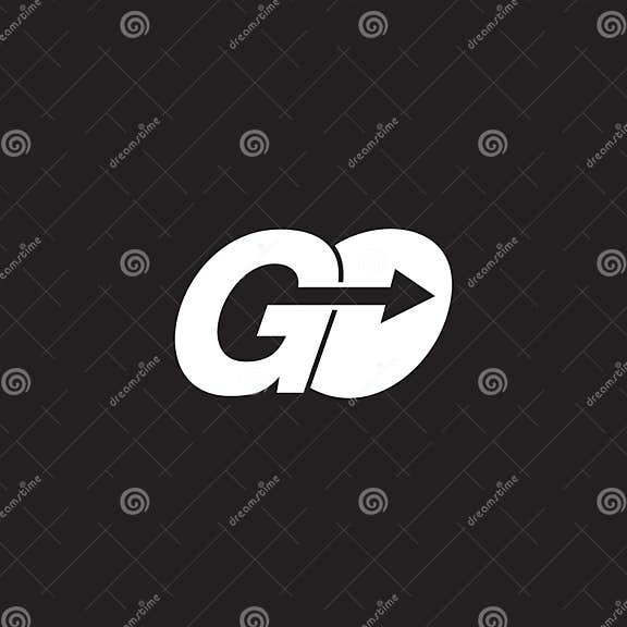 Letter Gd Arrow Fast Simple Geometric Logo Vector Stock Vector ...