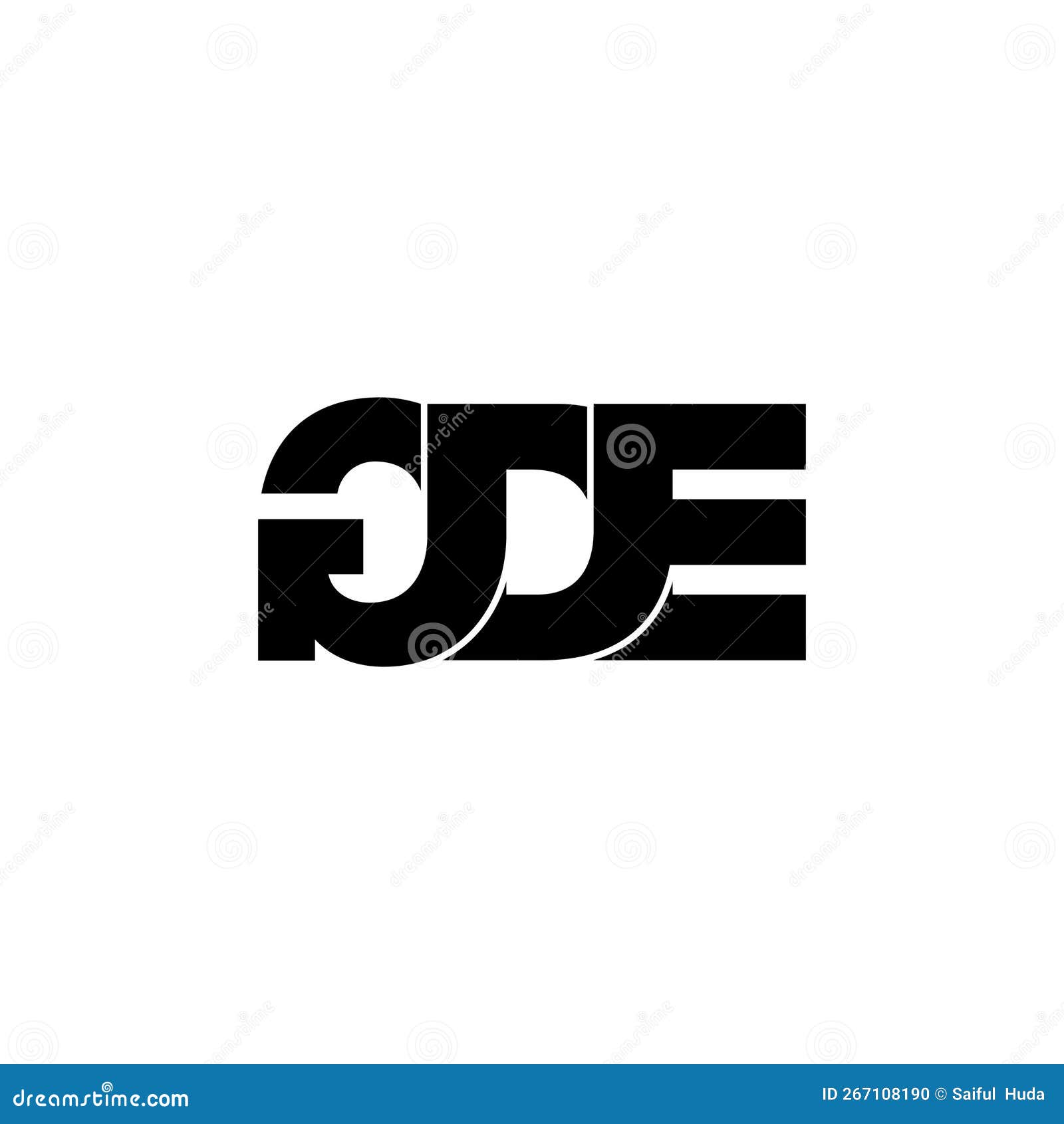 Letter GDE Simple Monogram Logo Icon Design. Stock Vector ...