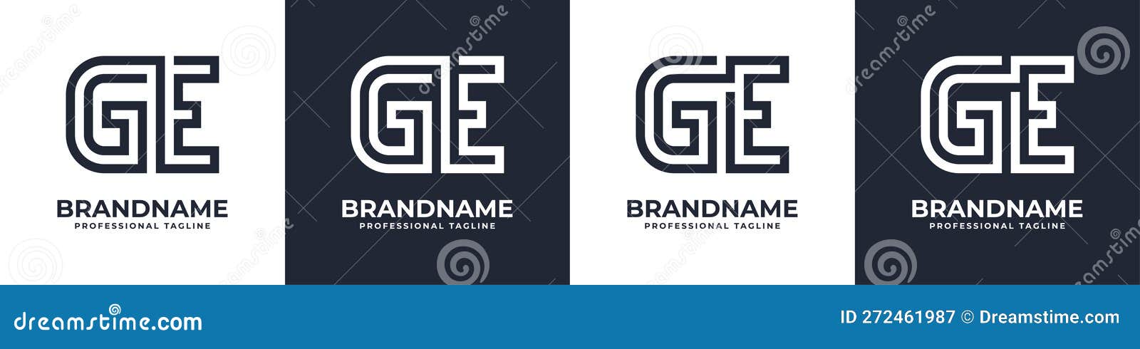 Letter GE or EG Global Technology Monogram Logo, Suitable for Any ...