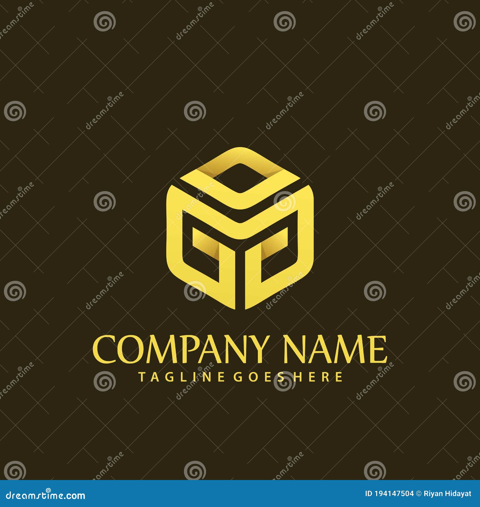 Letter GG Hexagonal Company Modern Logos Design Vector Illustration ...