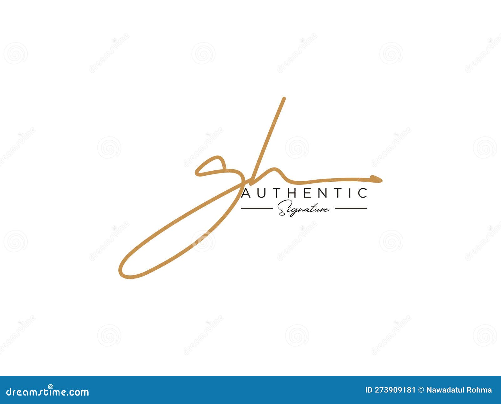 Letter GH Signature Logo Template Vector Stock Vector - Illustration of ...
