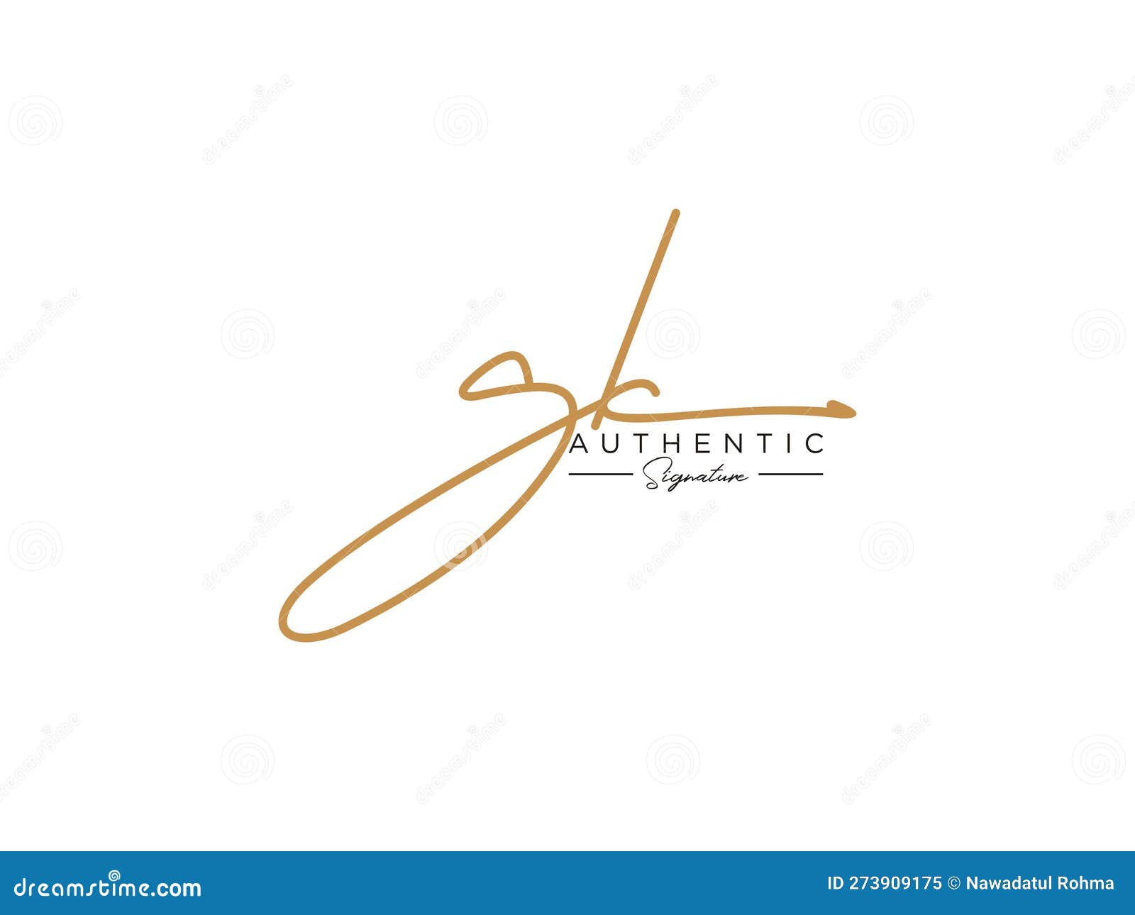 Letter GK Signature Logo Template Vector Stock Vector - Illustration of ...