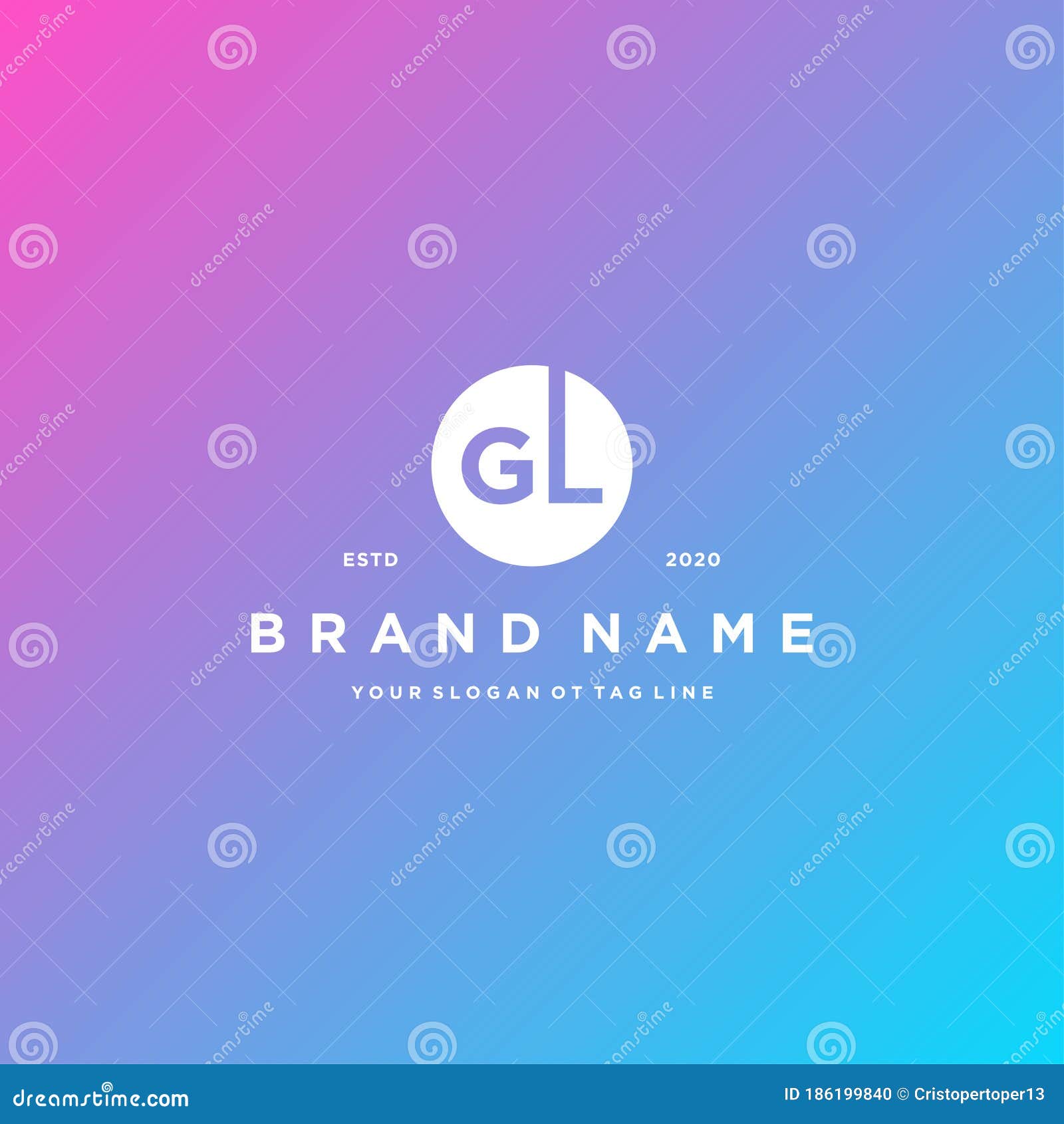 Letter GL Logo Design Vector Stock Vector - Illustration of creative ...