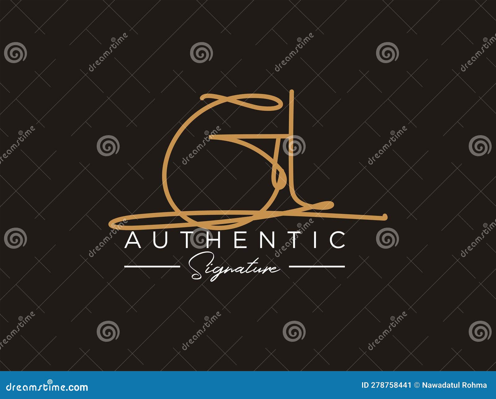 Letter GL Signature Logo Template Vector Stock Vector - Illustration of ...