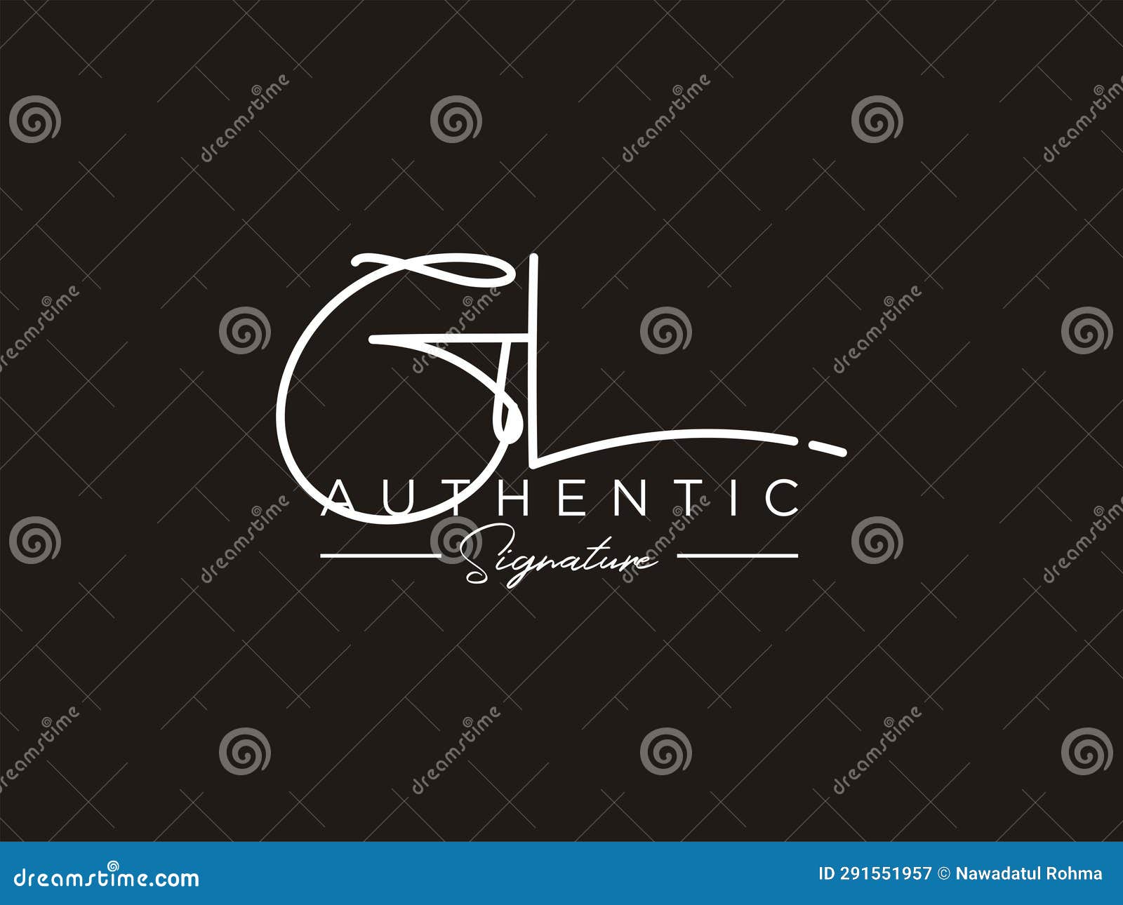 Letter GL Signature Logo Template Vector Stock Vector - Illustration of ...